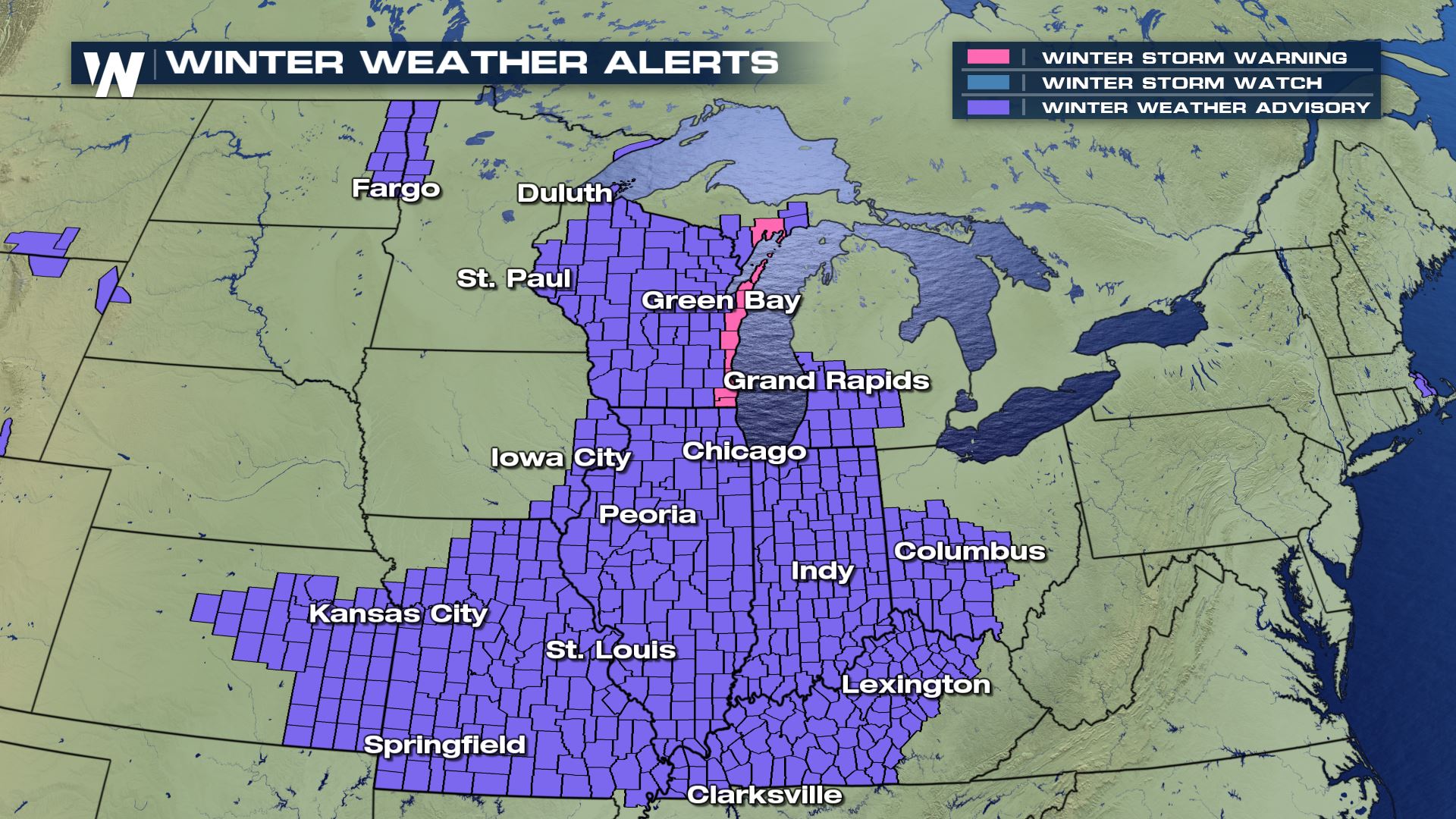 Quick Shot of Snow for the Midwest - WeatherNation