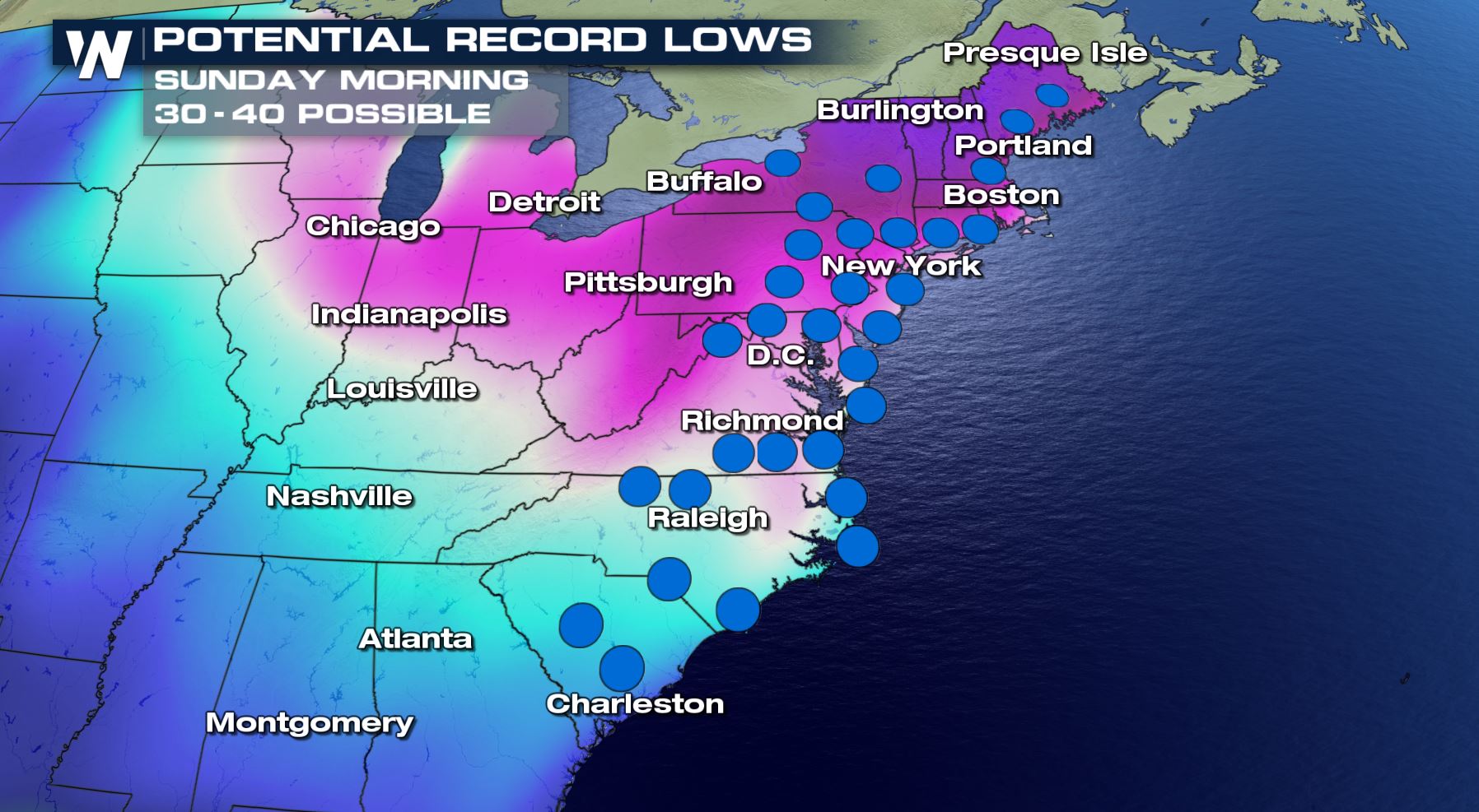 Cold Update: Records to be Broken Tonight - WeatherNation