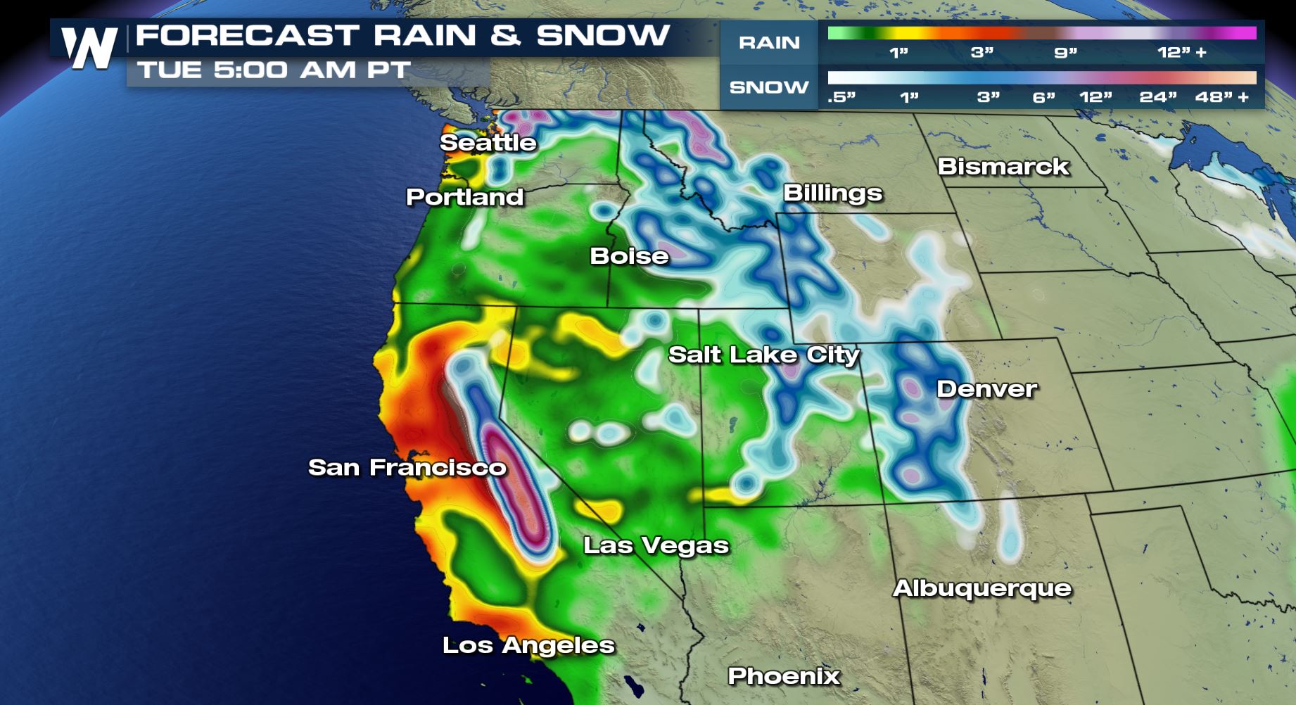 Significant System Forecast For The West - WeatherNation