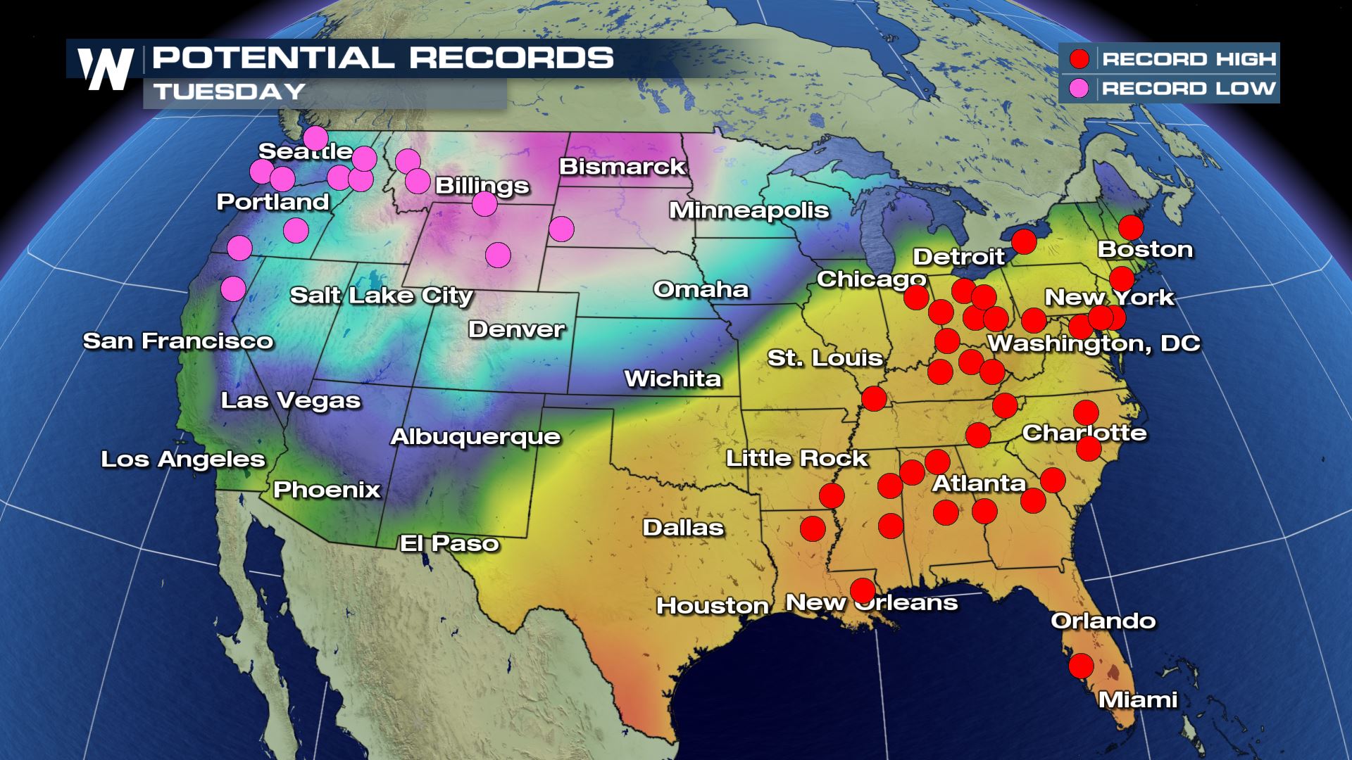 Record Spring-Like Warmth Follows Winter Storm - WeatherNation