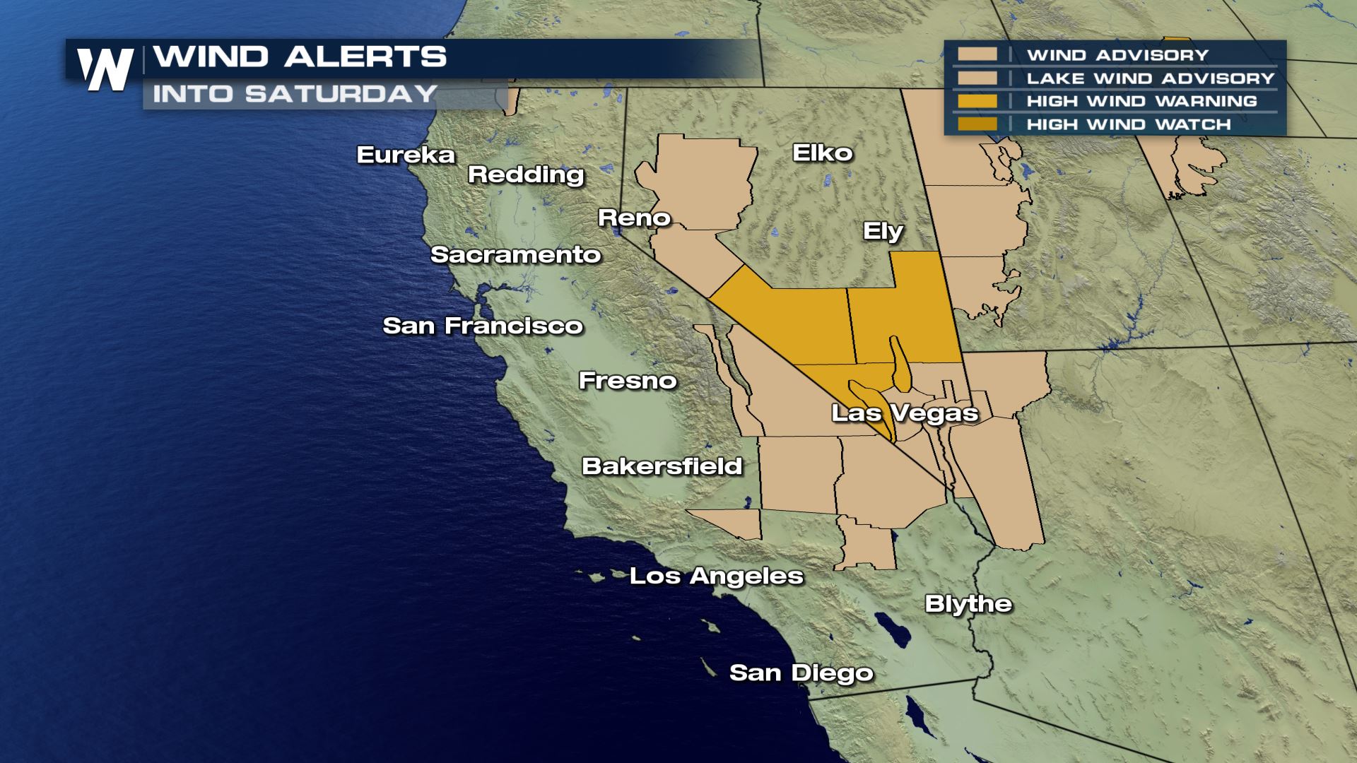 Dangerous Winds in the Southwest Friday - WeatherNation