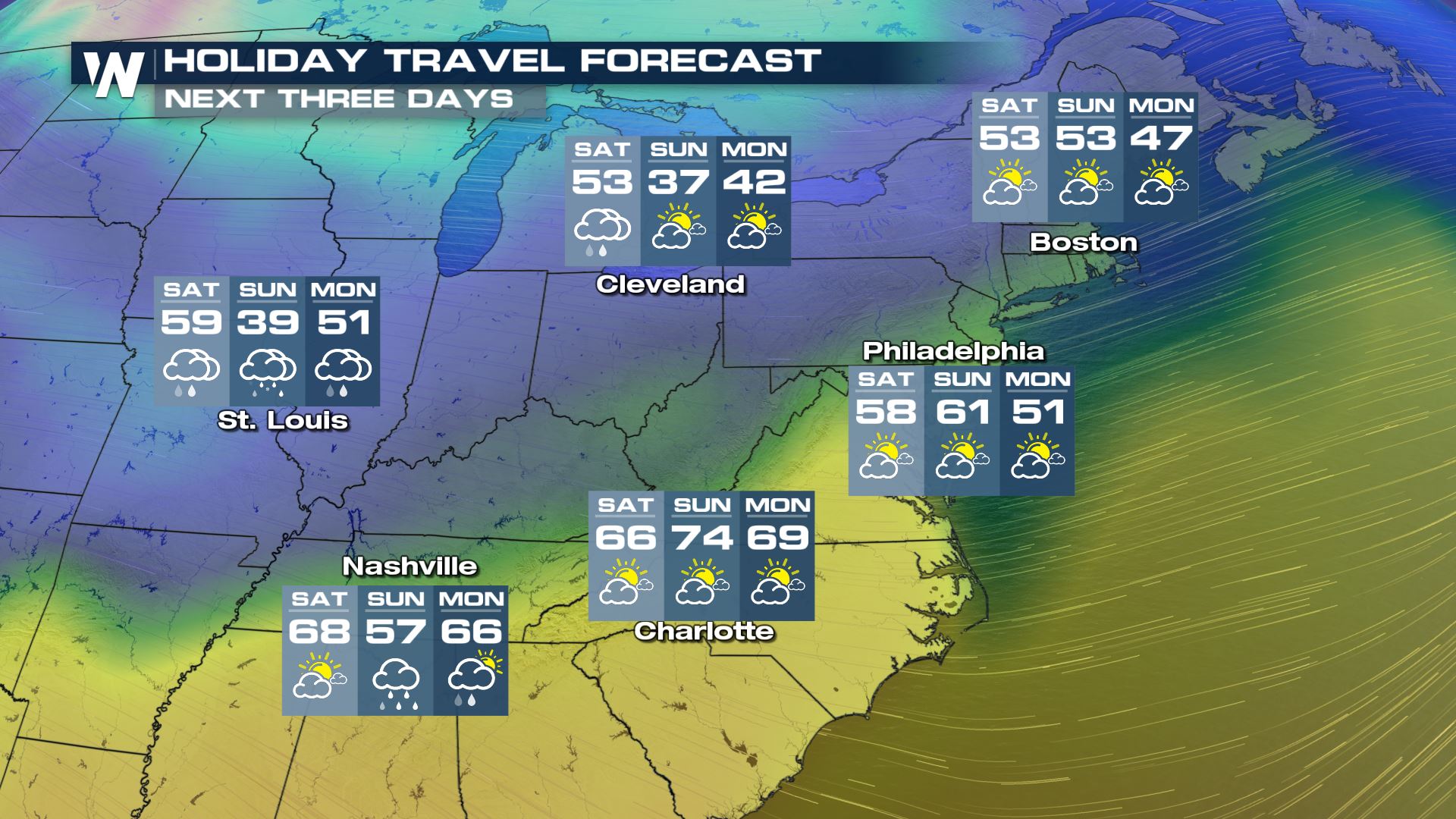 Your Weekend Travel Forecast - WeatherNation