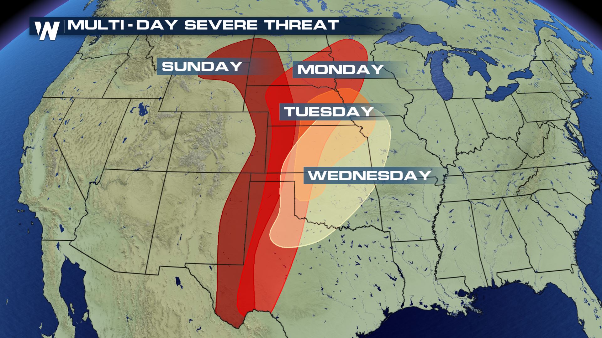 Confidence Increases in Multi-Day Severe Weather Event - WeatherNation