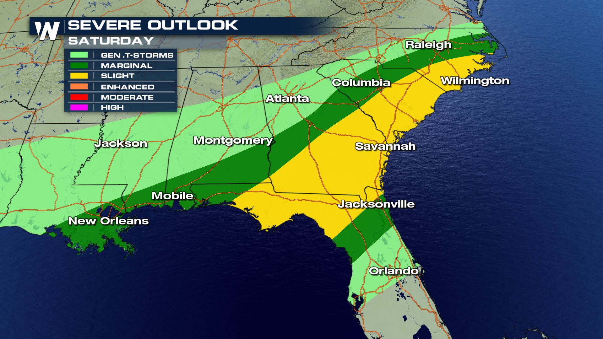 Severe Weather Threat Continues On Saturday - WeatherNation