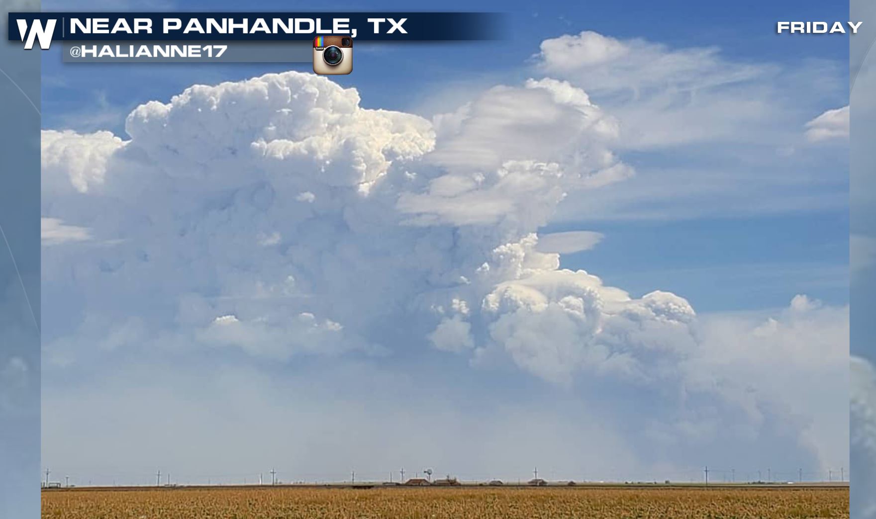 MUST SEE: "Pyrocumulonimbus" Cloud Friday in Texas - WeatherNation
