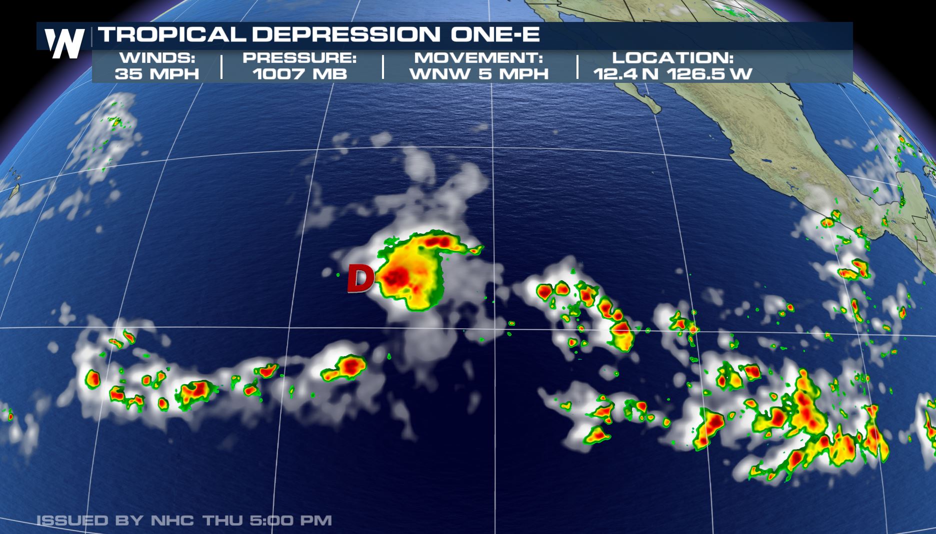 First Tropical Depression of the Year Forms - WeatherNation