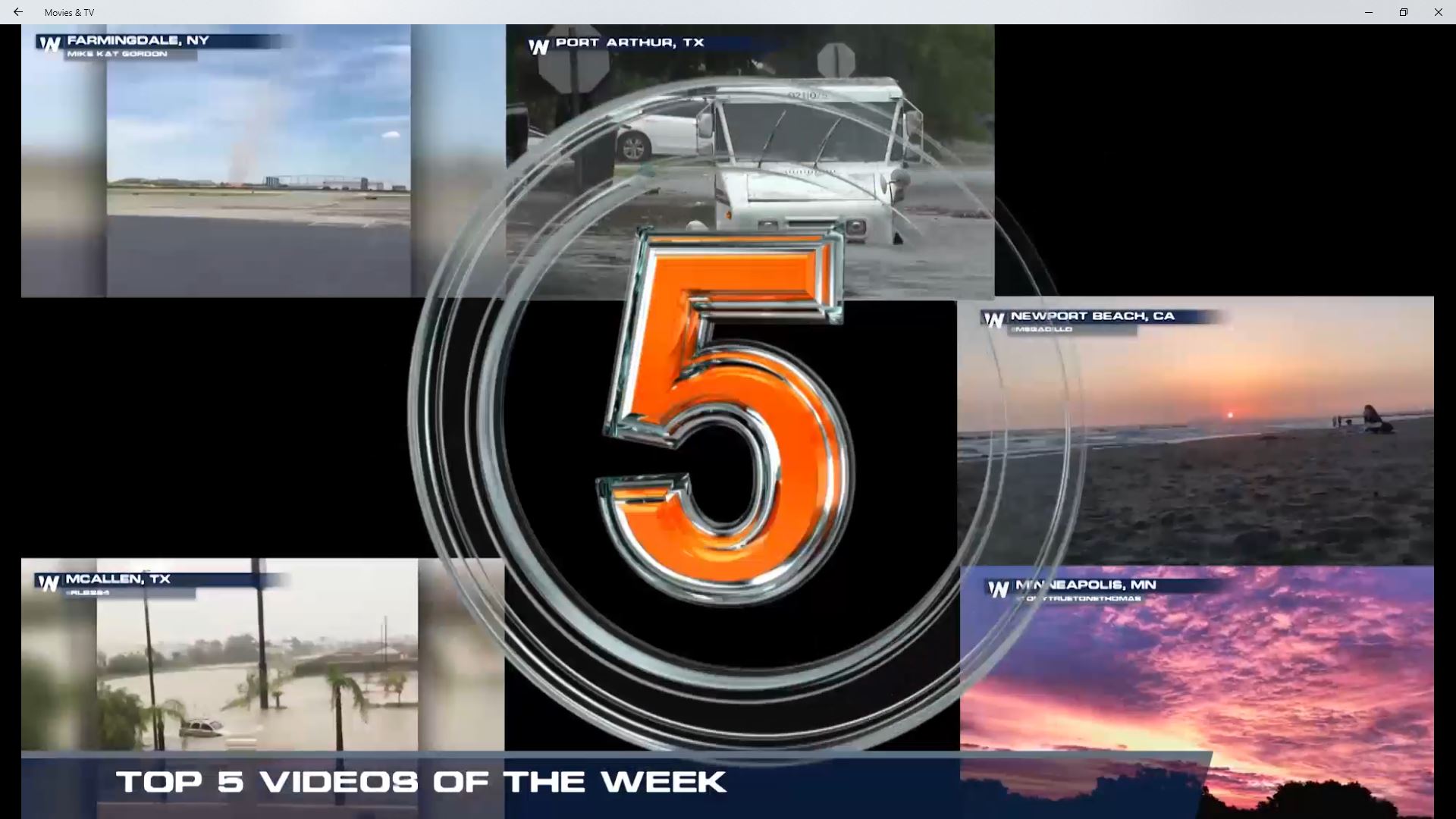 Who Made The Top 5? - WeatherNation