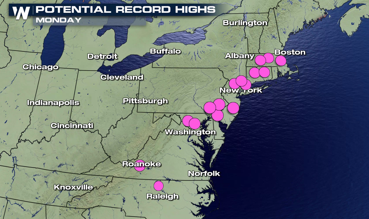 Record Heat Possible to Start the Week - WeatherNation