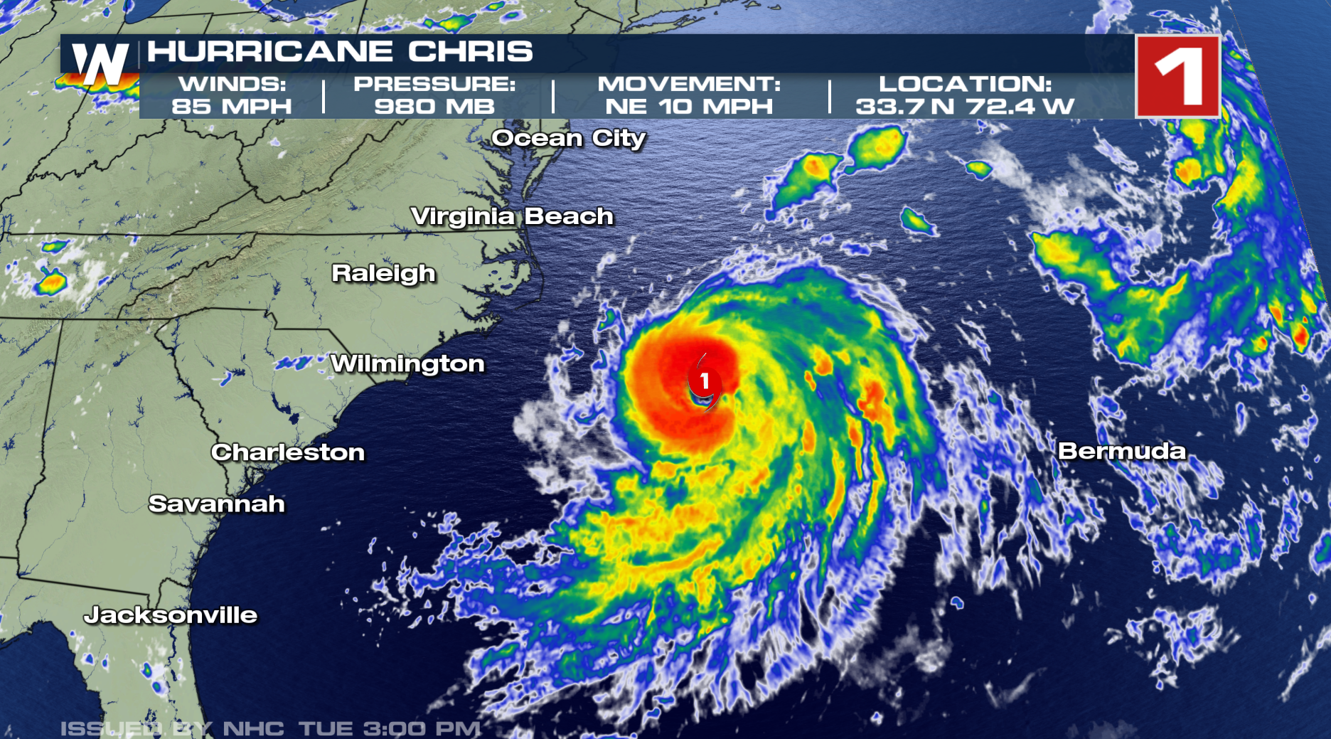 Hurricane Chris Officially Forms in the Atlantic - WeatherNation