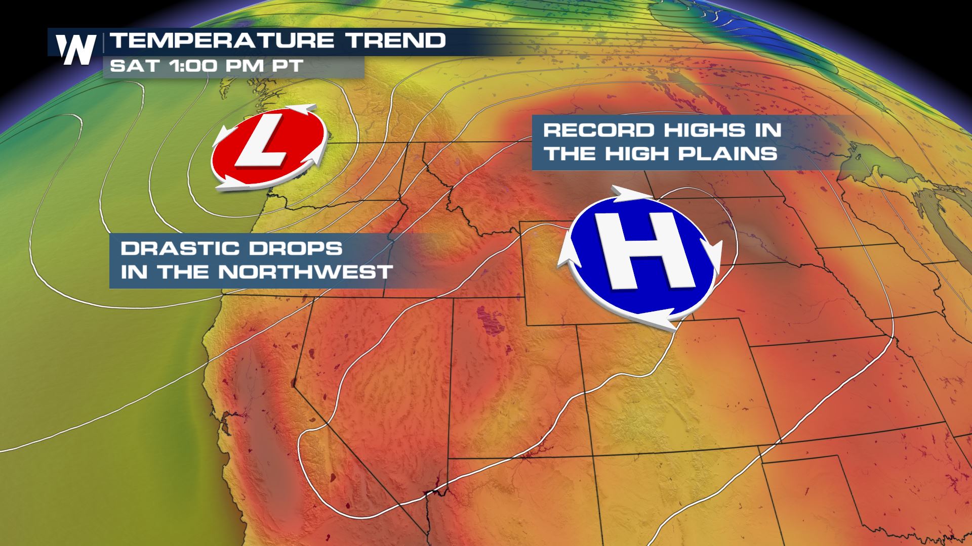 Record Heat Heads for the High Plains and Mid-West - WeatherNation