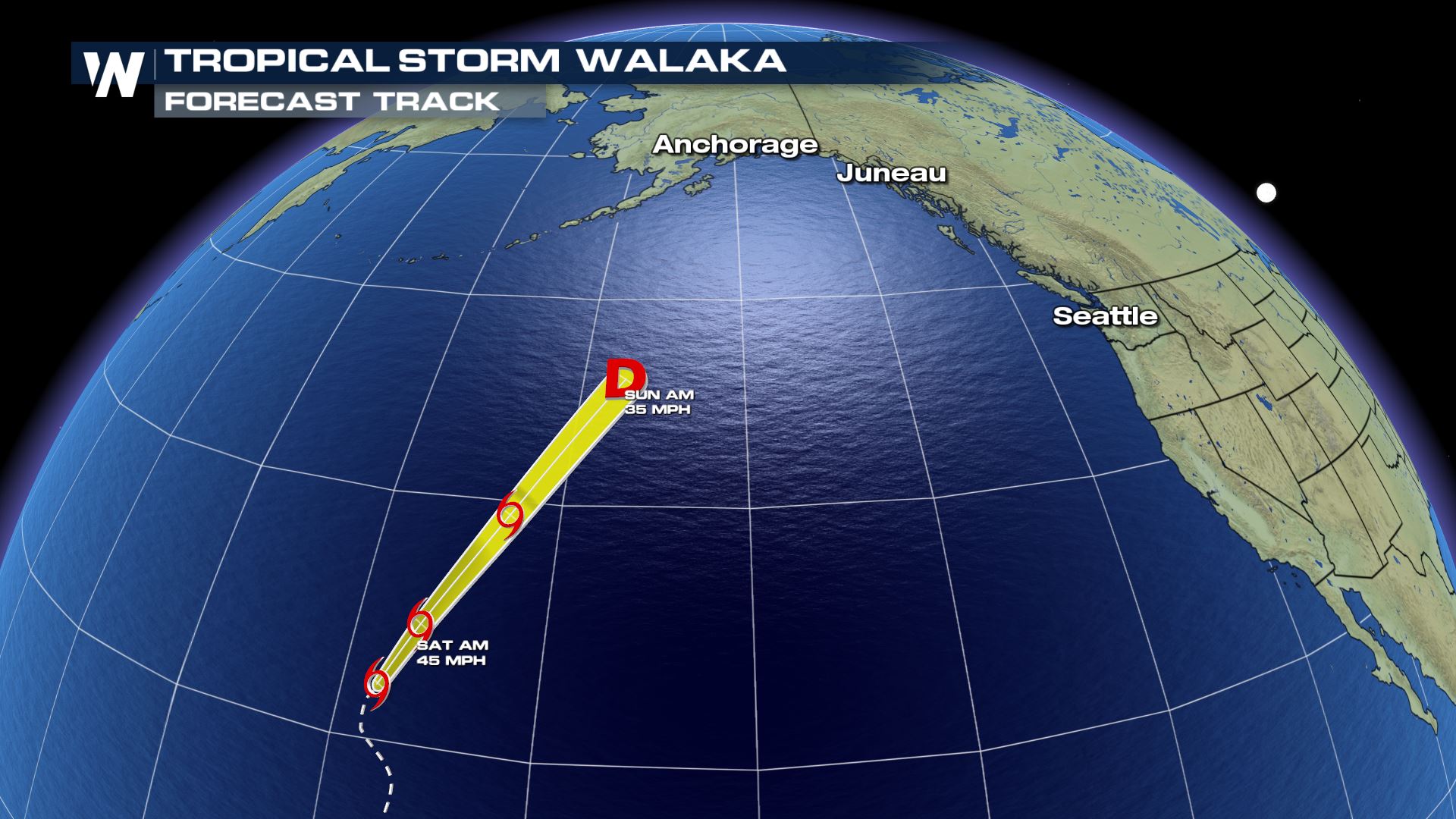 Tropical Moisture From Walaka Heads to Alaska - WeatherNation