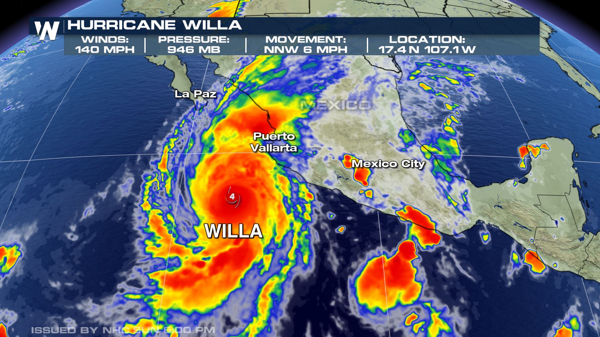 Hurricane Willa to Strike Mexico - WeatherNation