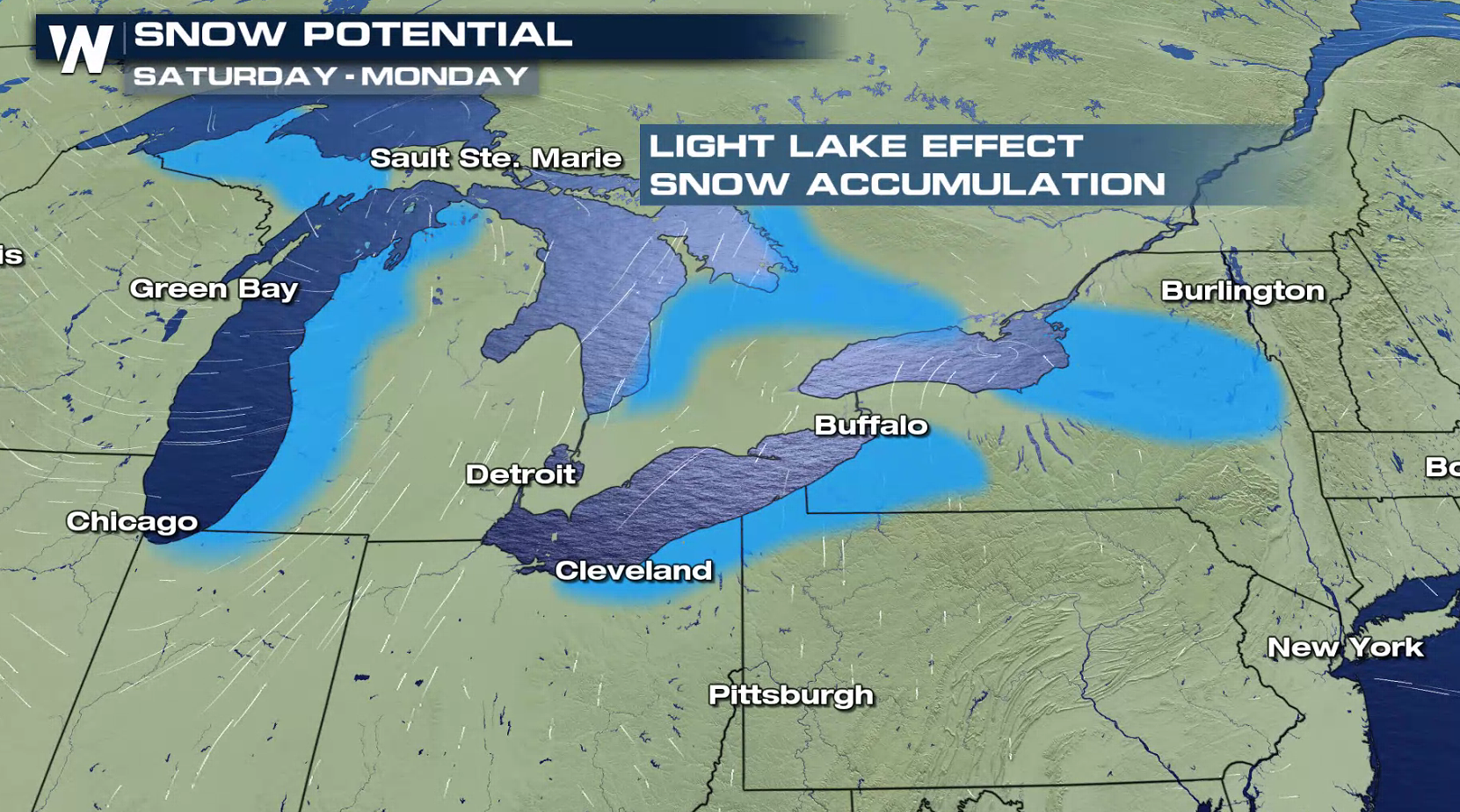 Michigan Snow Belt Map