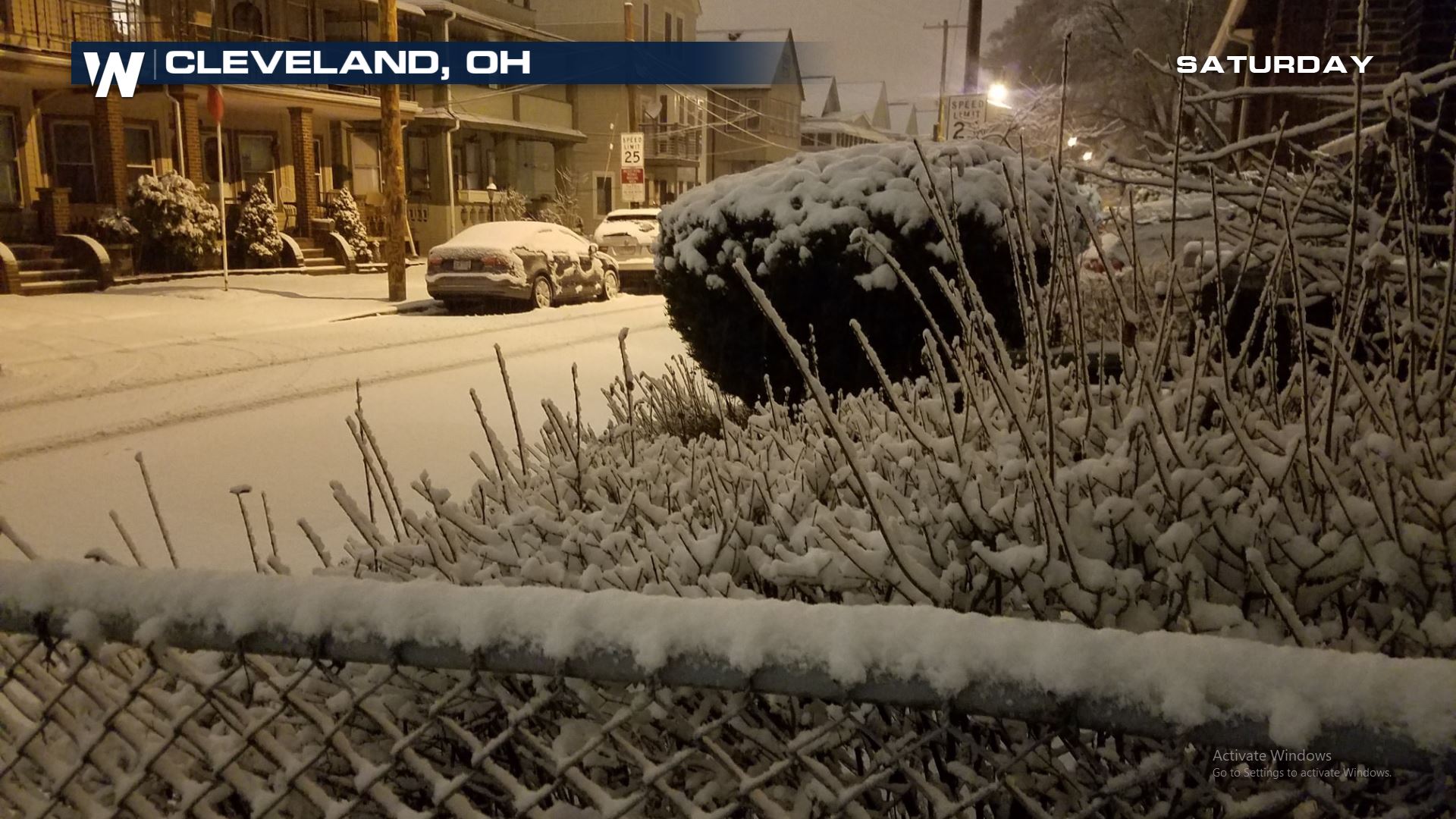 Spring Snow Blankets Cleveland Area - WeatherNation
