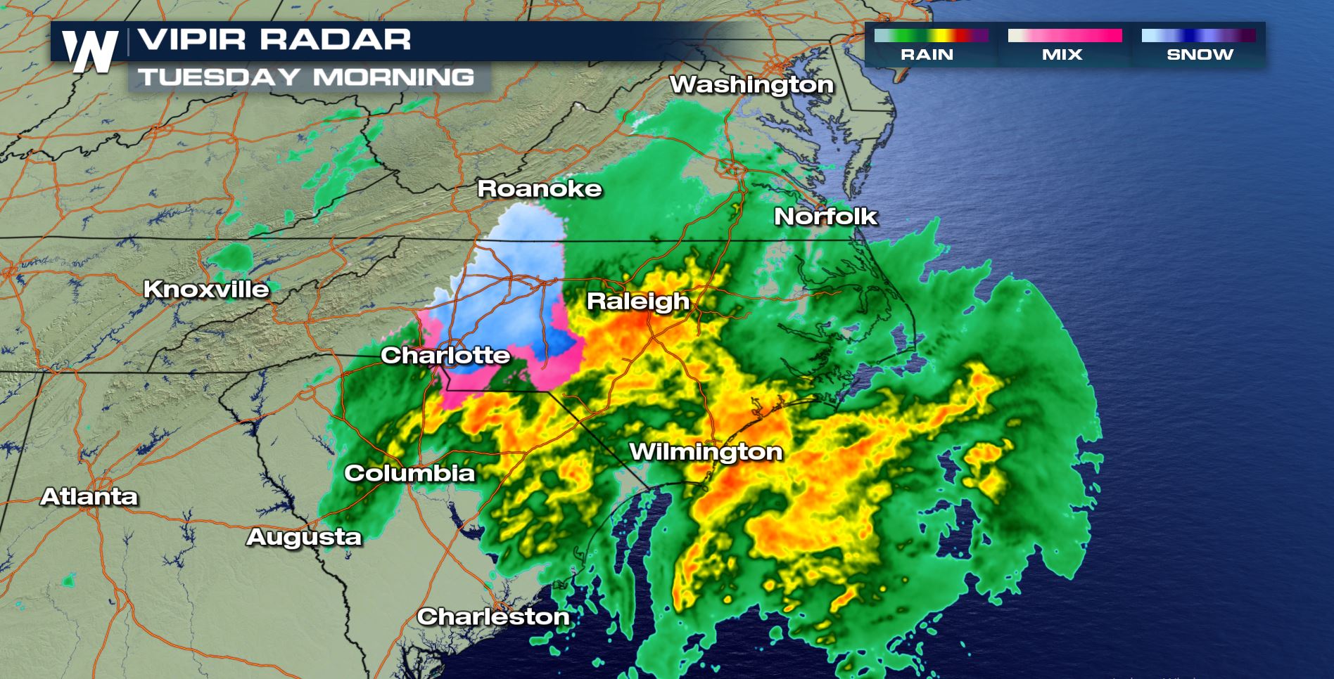 East Coast Storm Brings Rain, Snow, & Rough Waters - WeatherNation