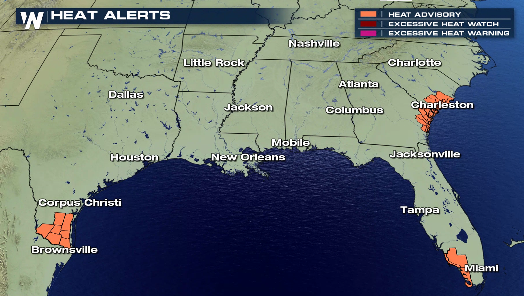 Heat Continues in the South and Southeast - WeatherNation