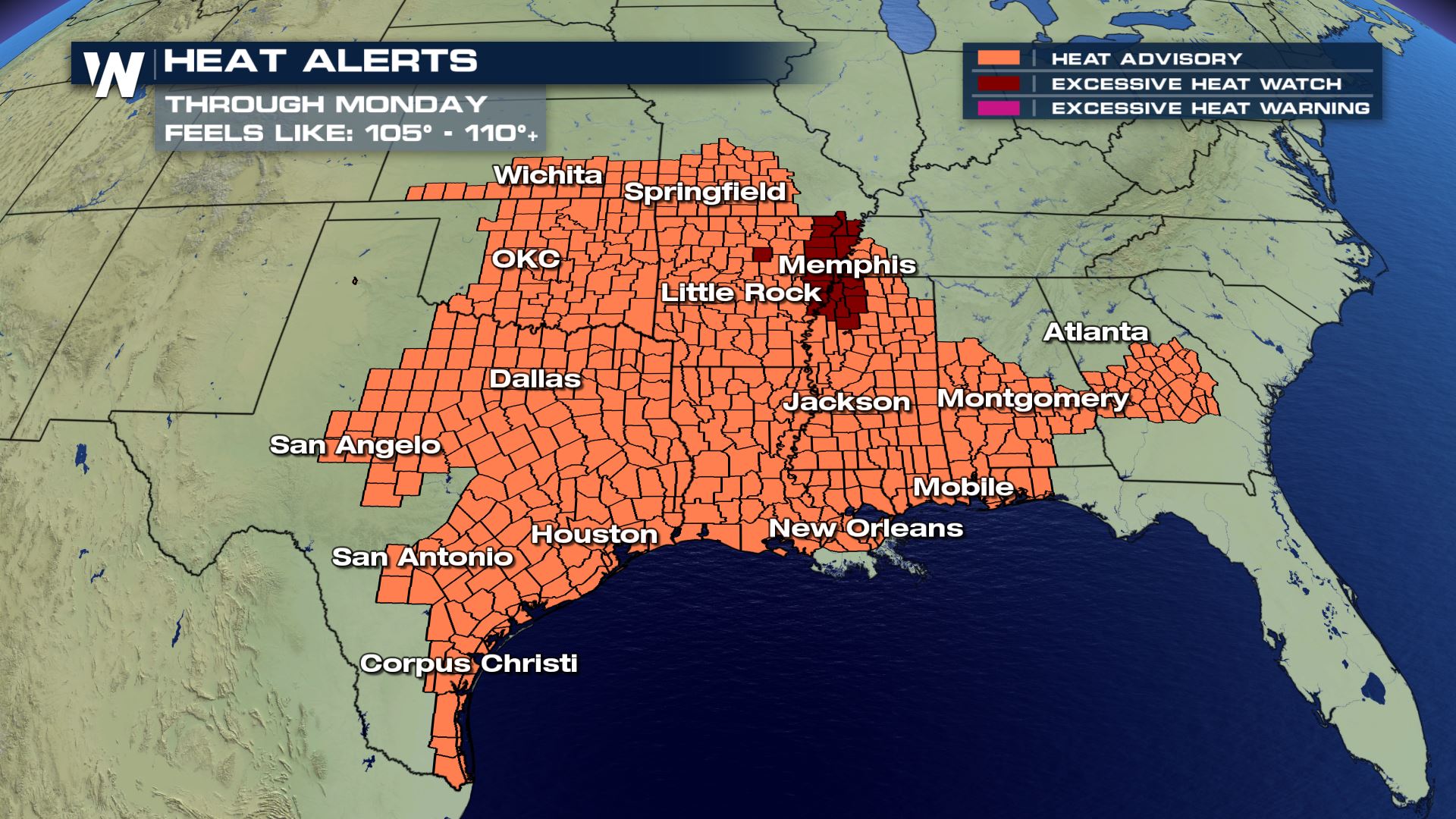 Heat Streak Continues for Parts of the South - WeatherNation