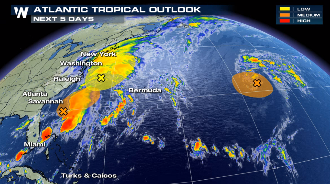 Tropics Update: Areas of Interest in the Atlantic - WeatherNation