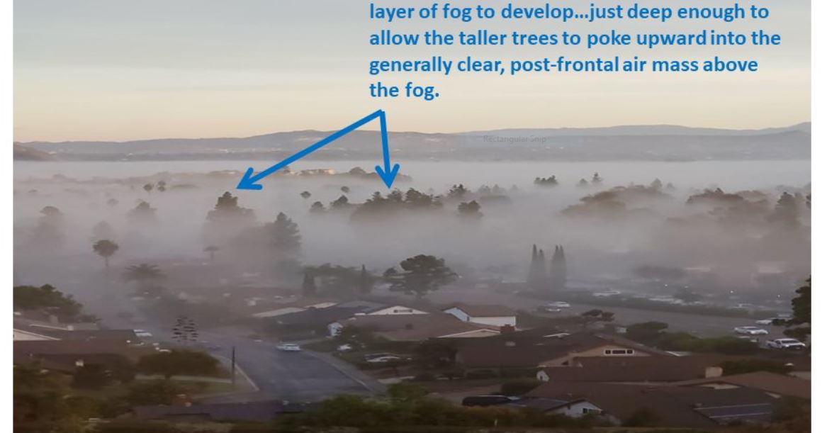 Cool "Fogscape" Left Behind In California - WeatherNation