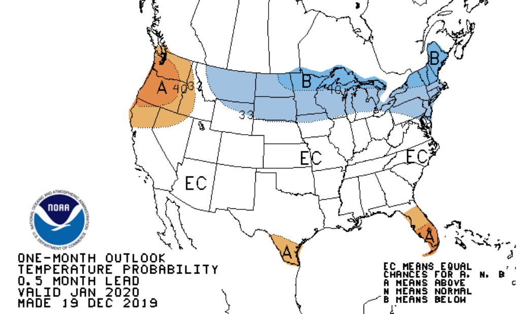 January Forecast from the Climate Prediction Center - WeatherNation