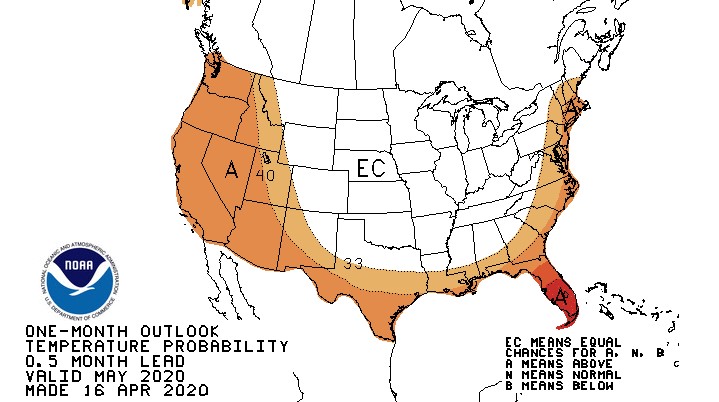 May Outlook from the Climate Prediction Center - WeatherNation