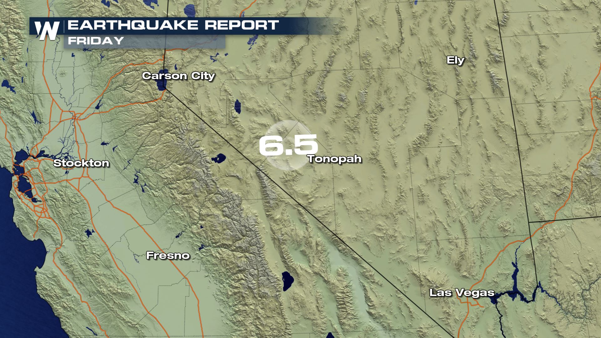 Large Earthquake in Nevada Shakes the West - WeatherNation
