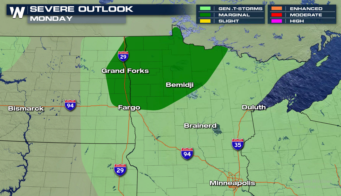 Severe Storms in the Upper Midwest Monday - WeatherNation
