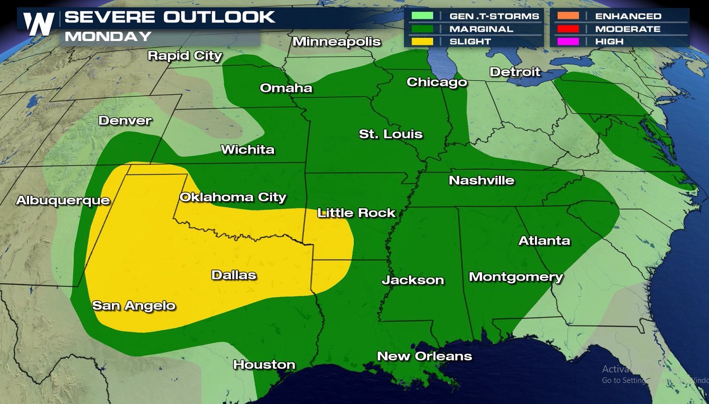 More Severe Storms Likely Monday - WeatherNation
