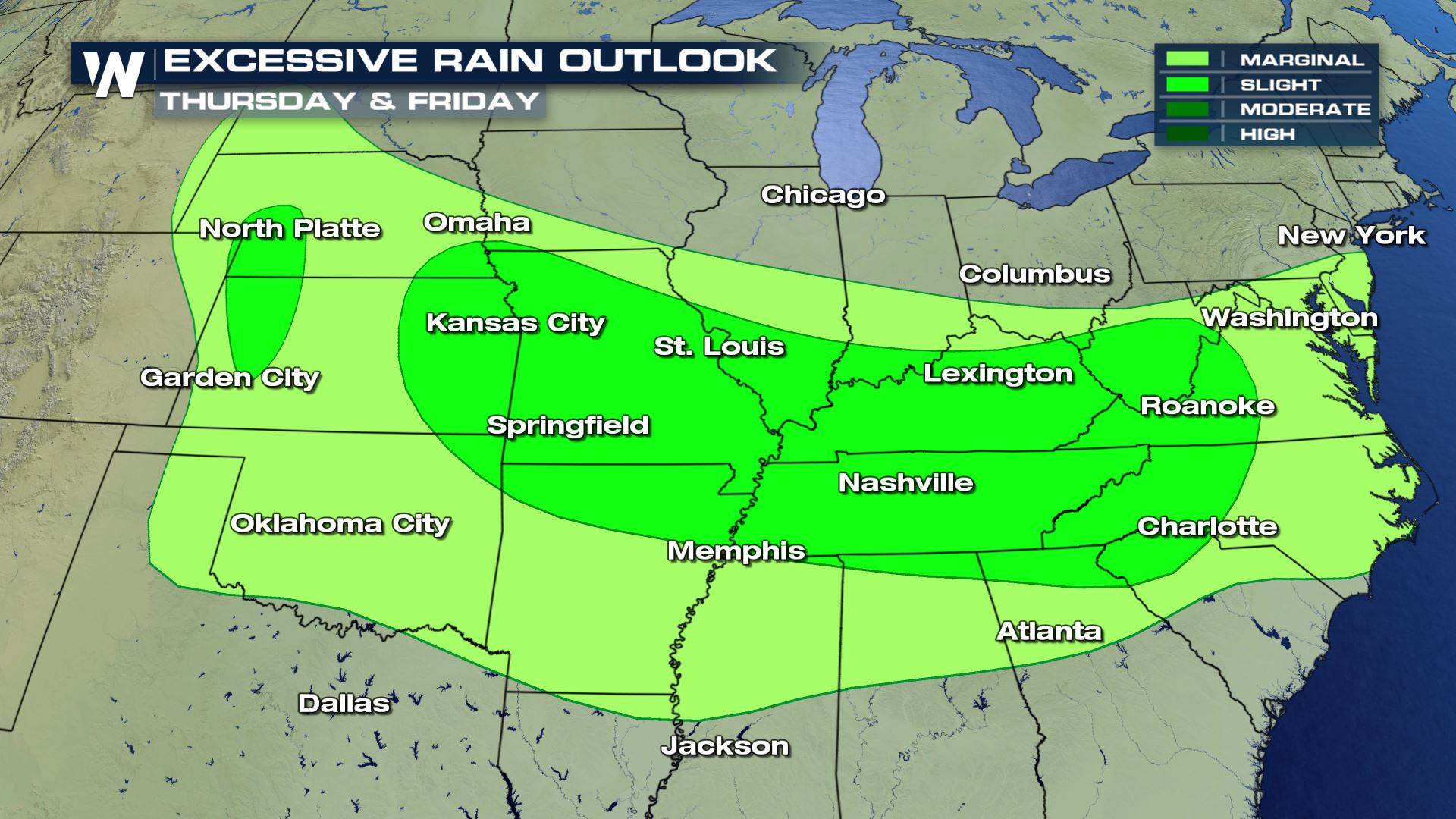 Drenching Downpours Soak Central US - WeatherNation