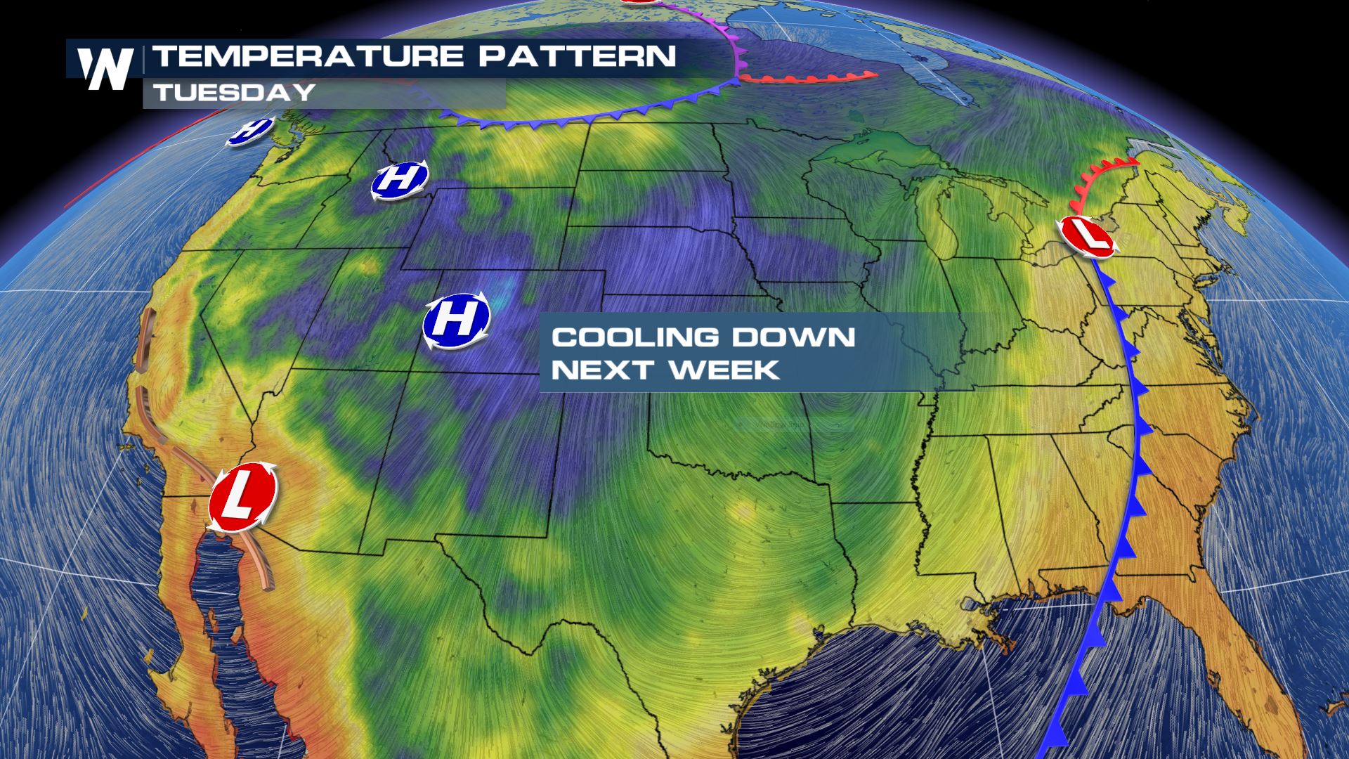 Cooler temperatures arrive for many next week - WeatherNation