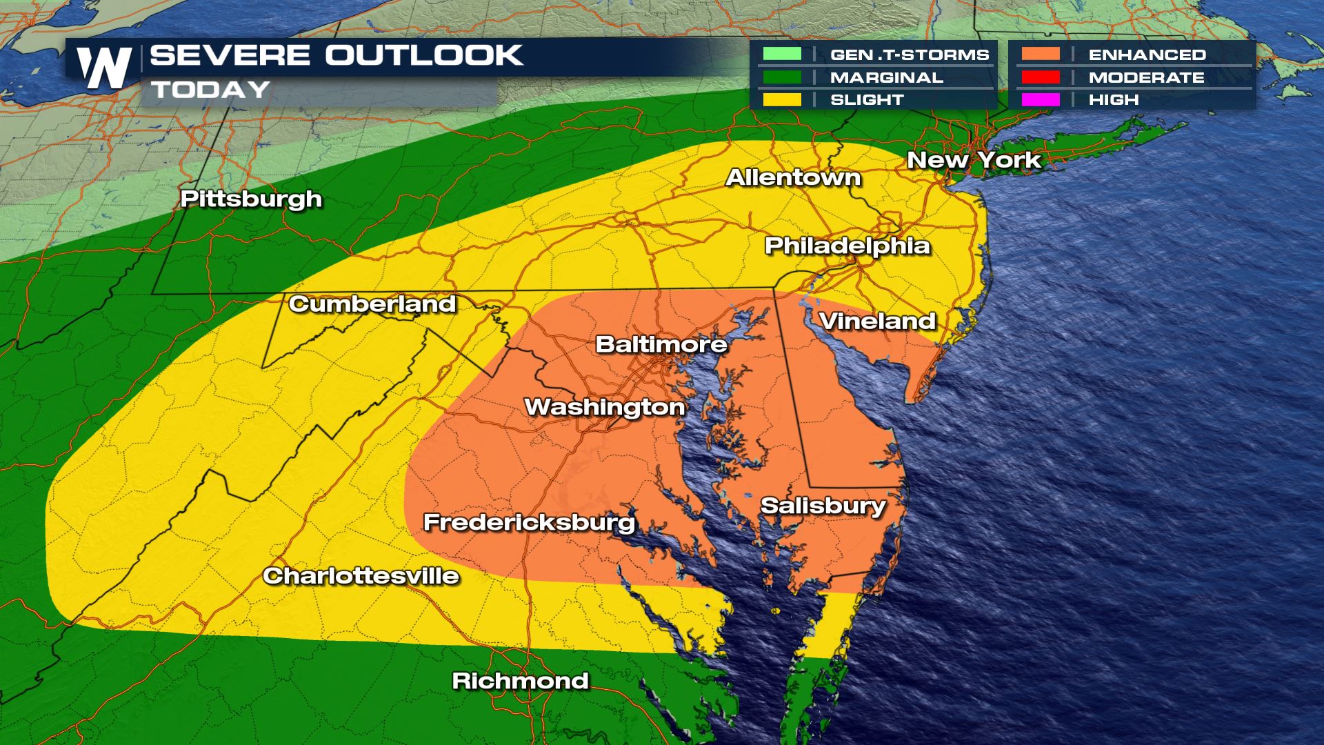 Severe Storm Threat in the Northeast - WeatherNation