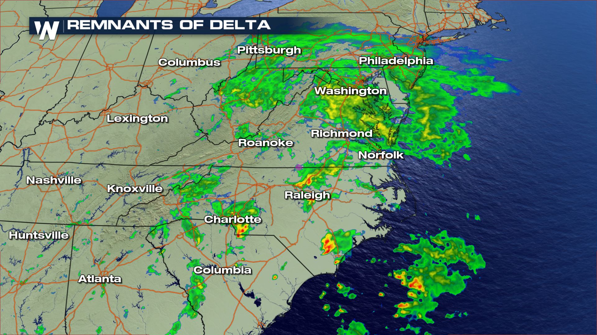 Severe Storms, Flooding From Last of Delta Into Monday - WeatherNation