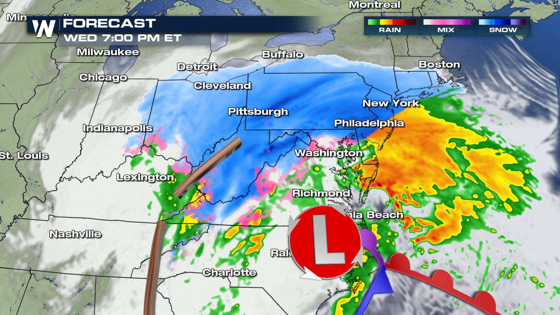 Breaking Down the Nor'Easter Precip Types - WeatherNation