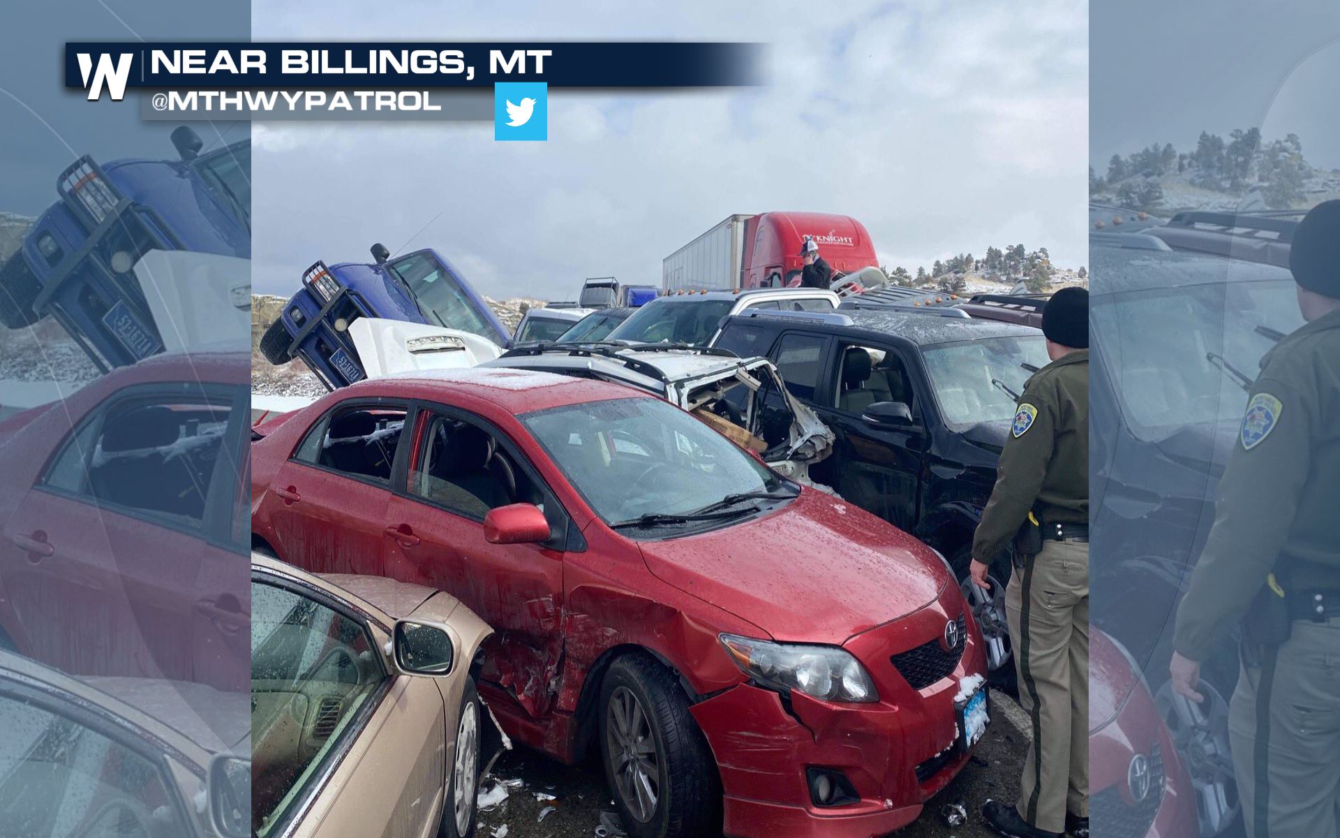 Multi-Vehicle Crash Shuts Down Interstate 90 - WeatherNation