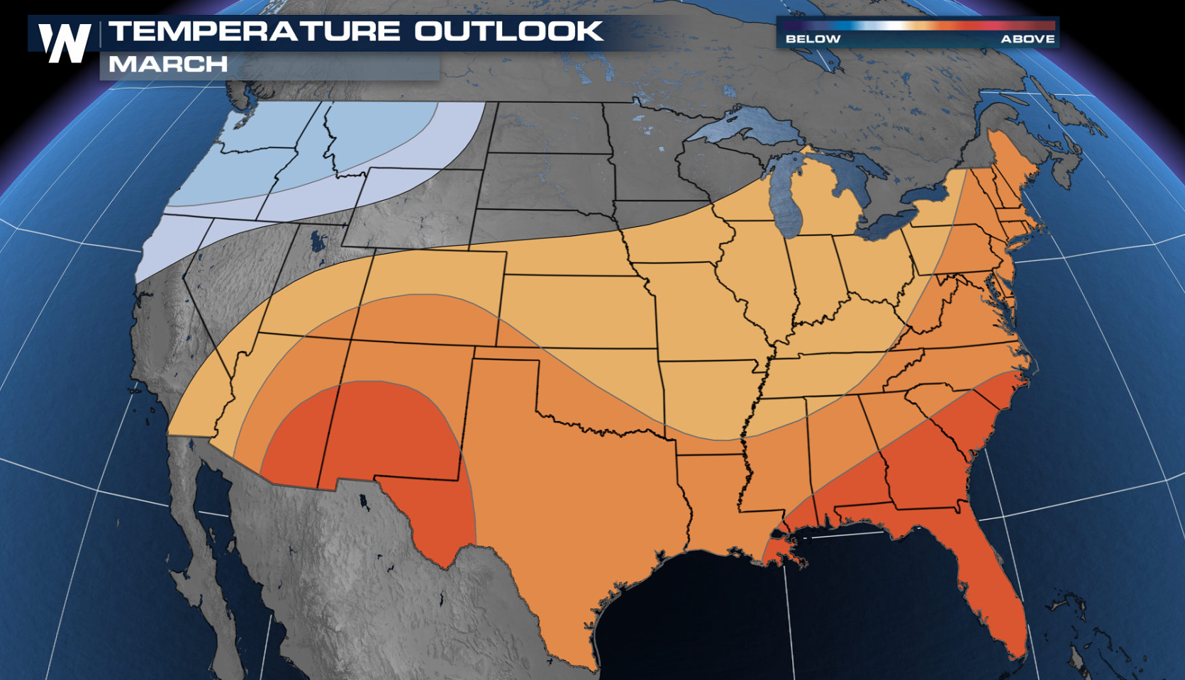 Warmer Than Average March Forecast from NOAA - WeatherNation