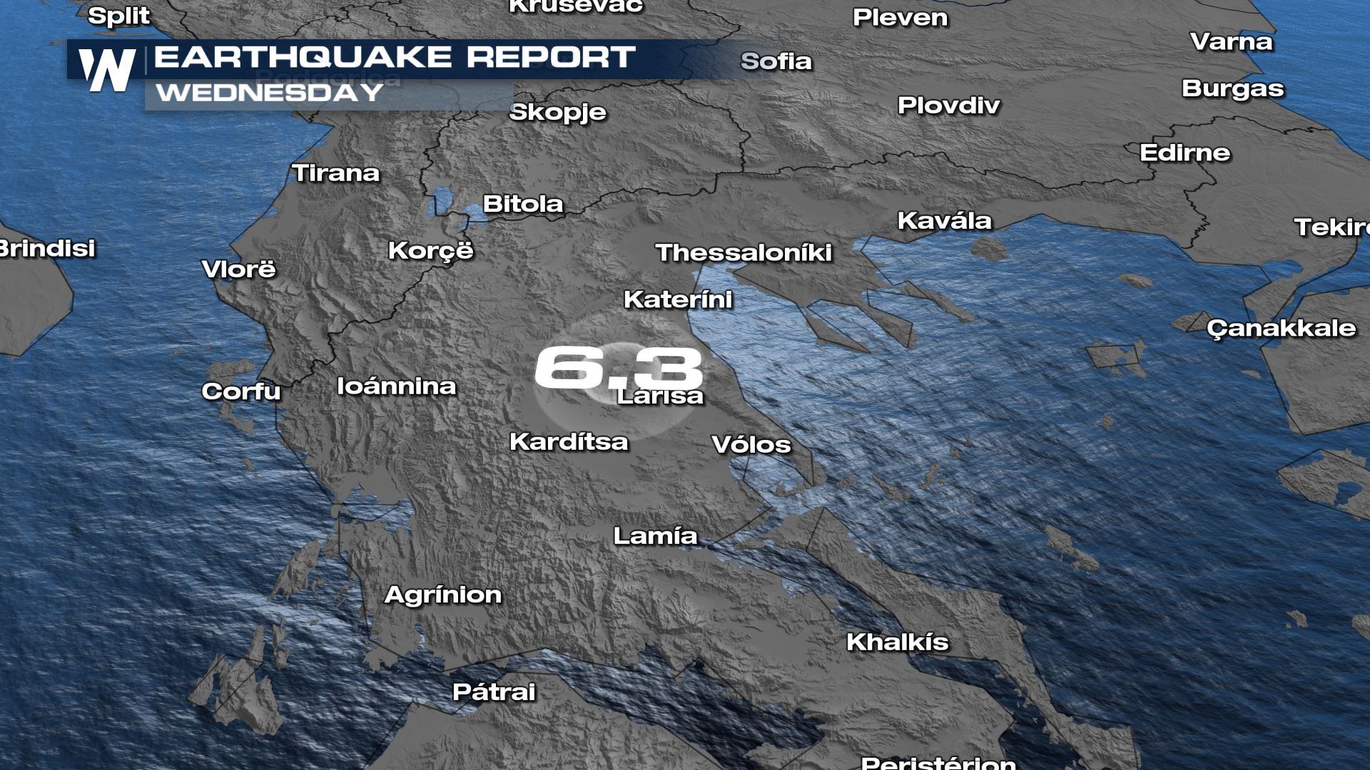Strong Earthquake Strikes Central Greece - WeatherNation