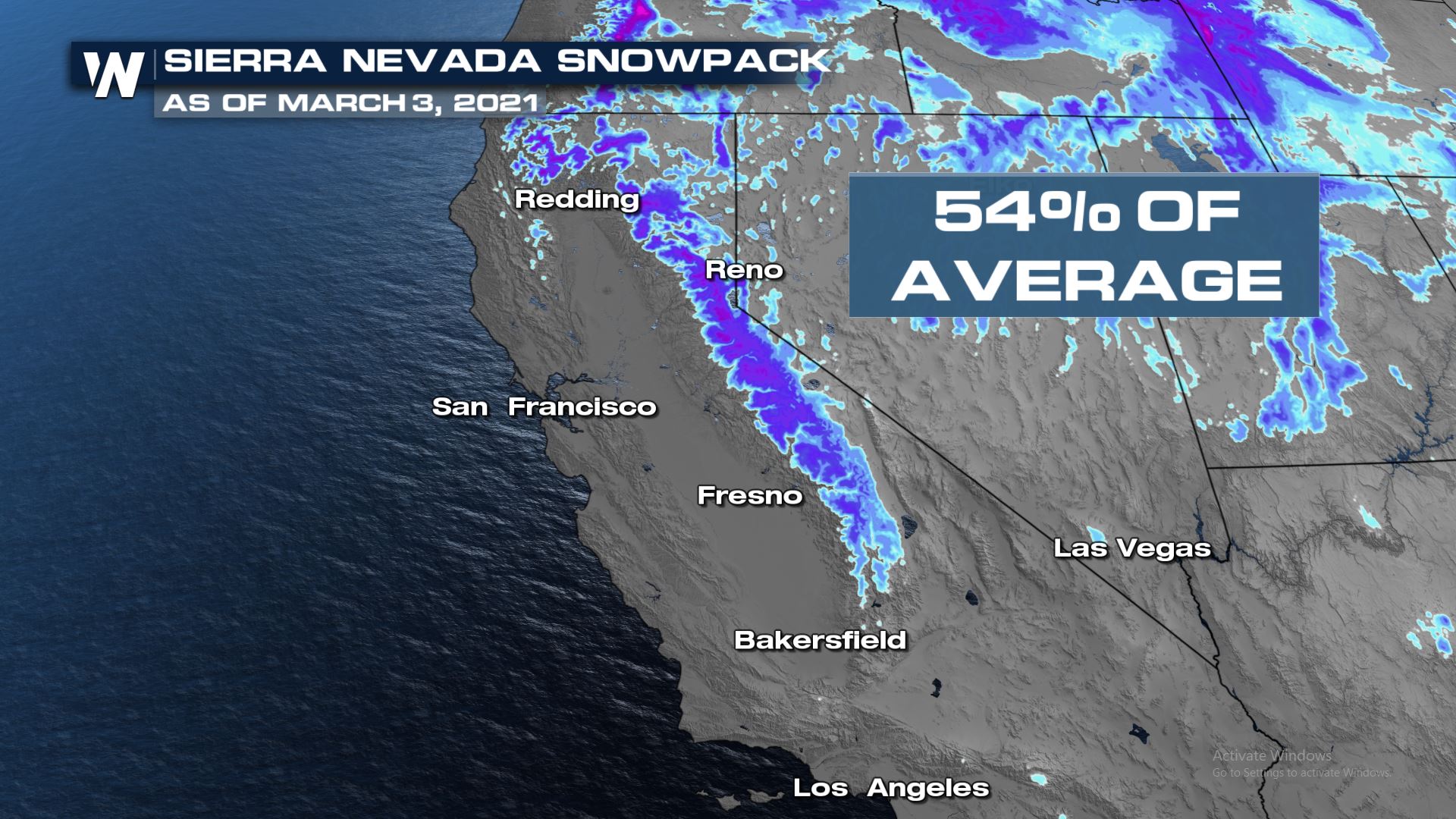 California Snow Pack Remains Well Below Average Heading into March ...