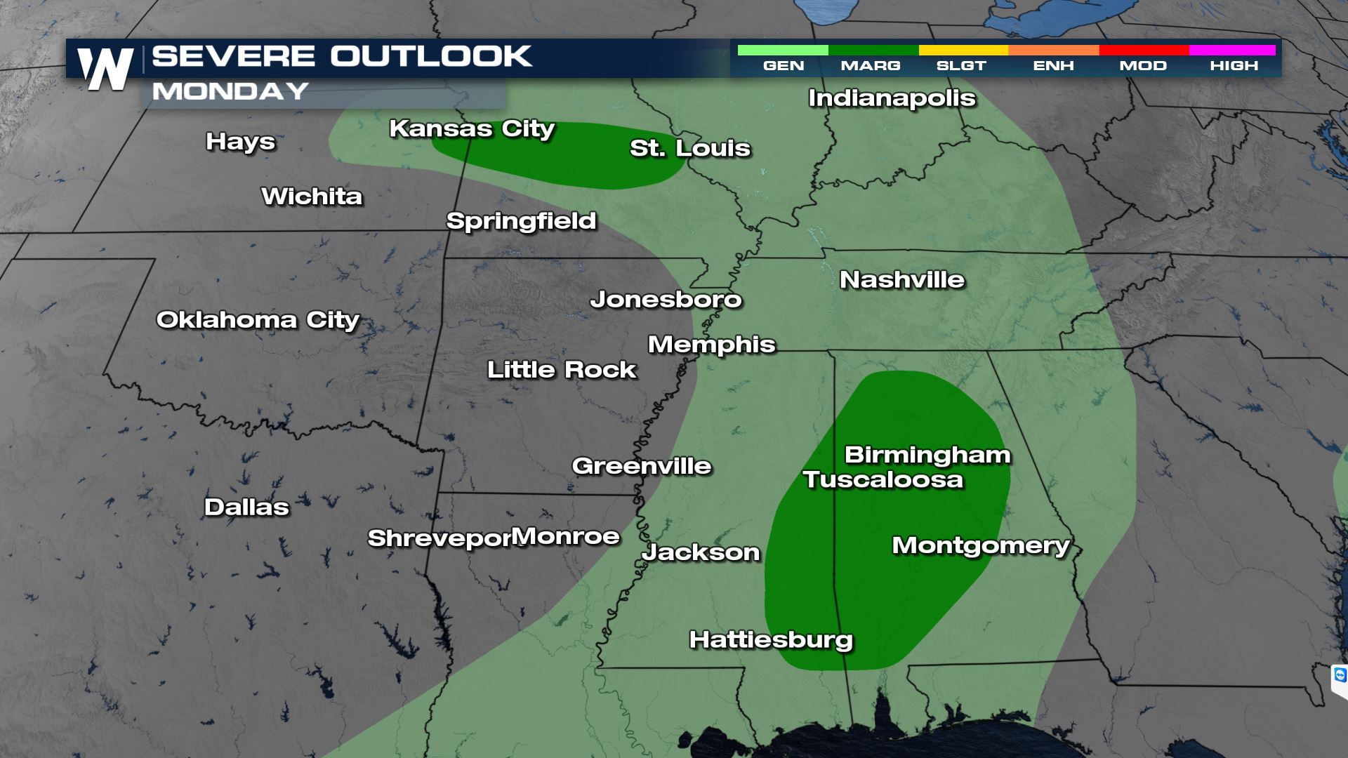 Active Weekend Severe Continues Monday - WeatherNation
