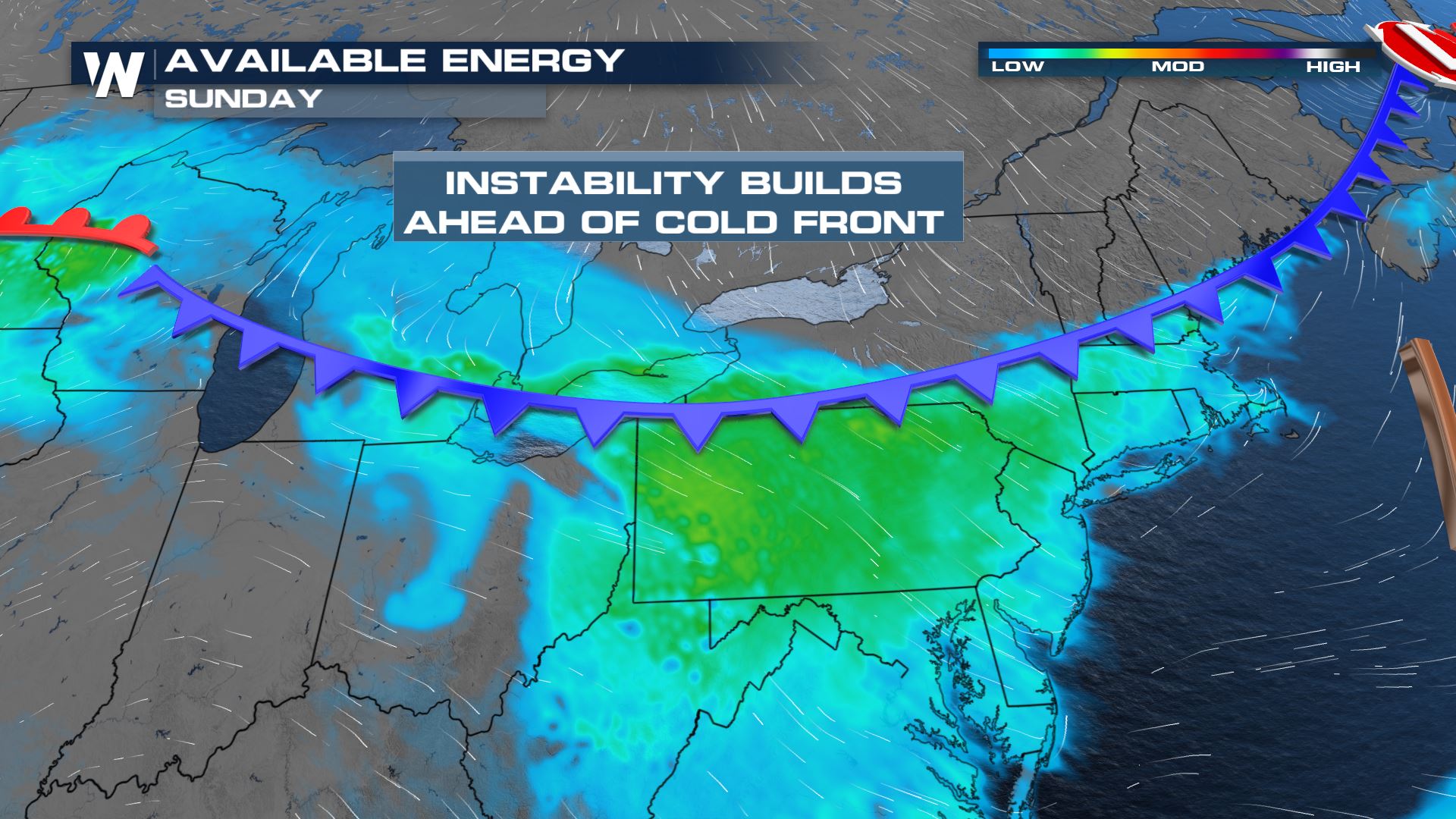 Severe Storms for Portions of the Northeast on Sunday - WeatherNation