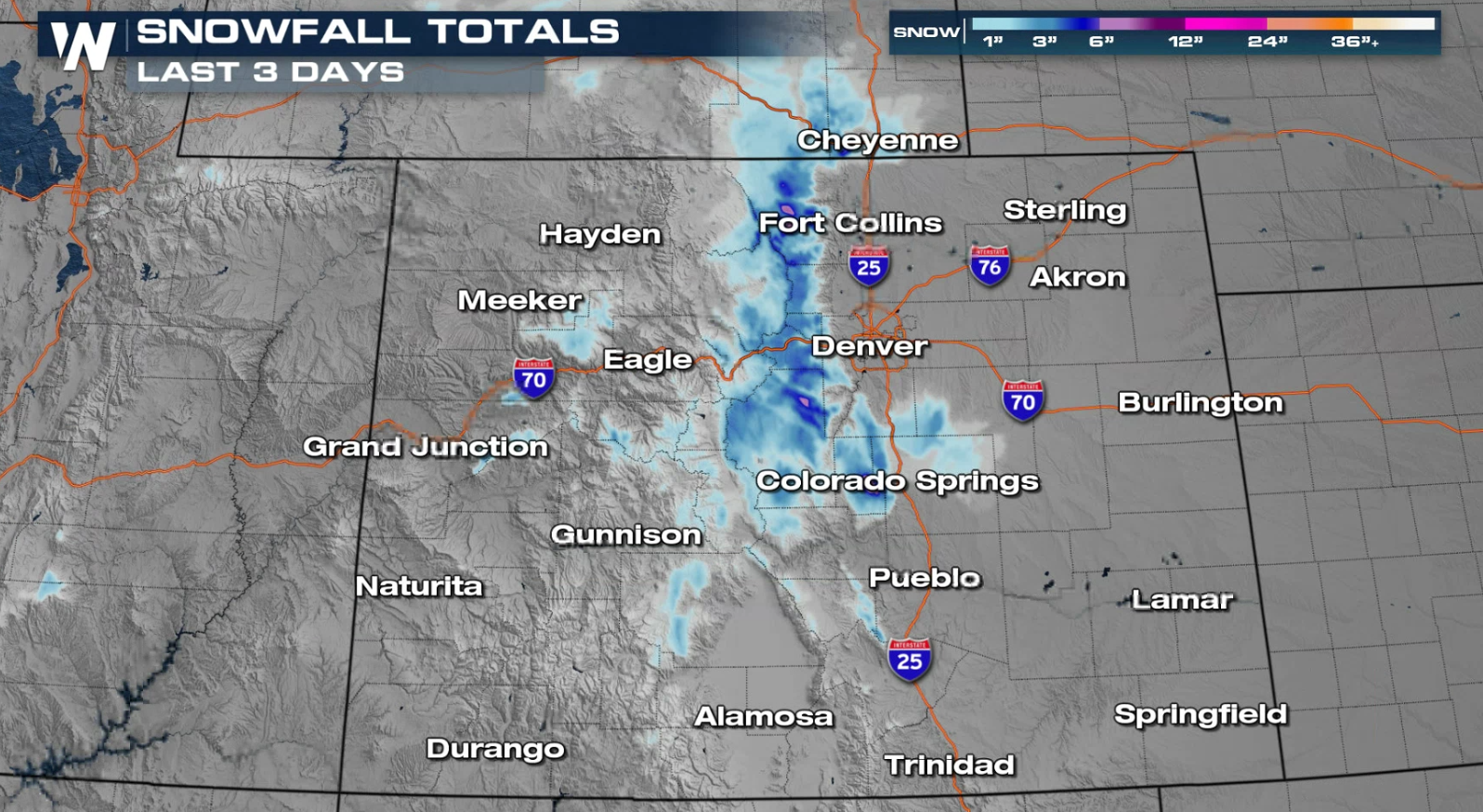 Snow Continues in the High Country of Colorado - WeatherNation