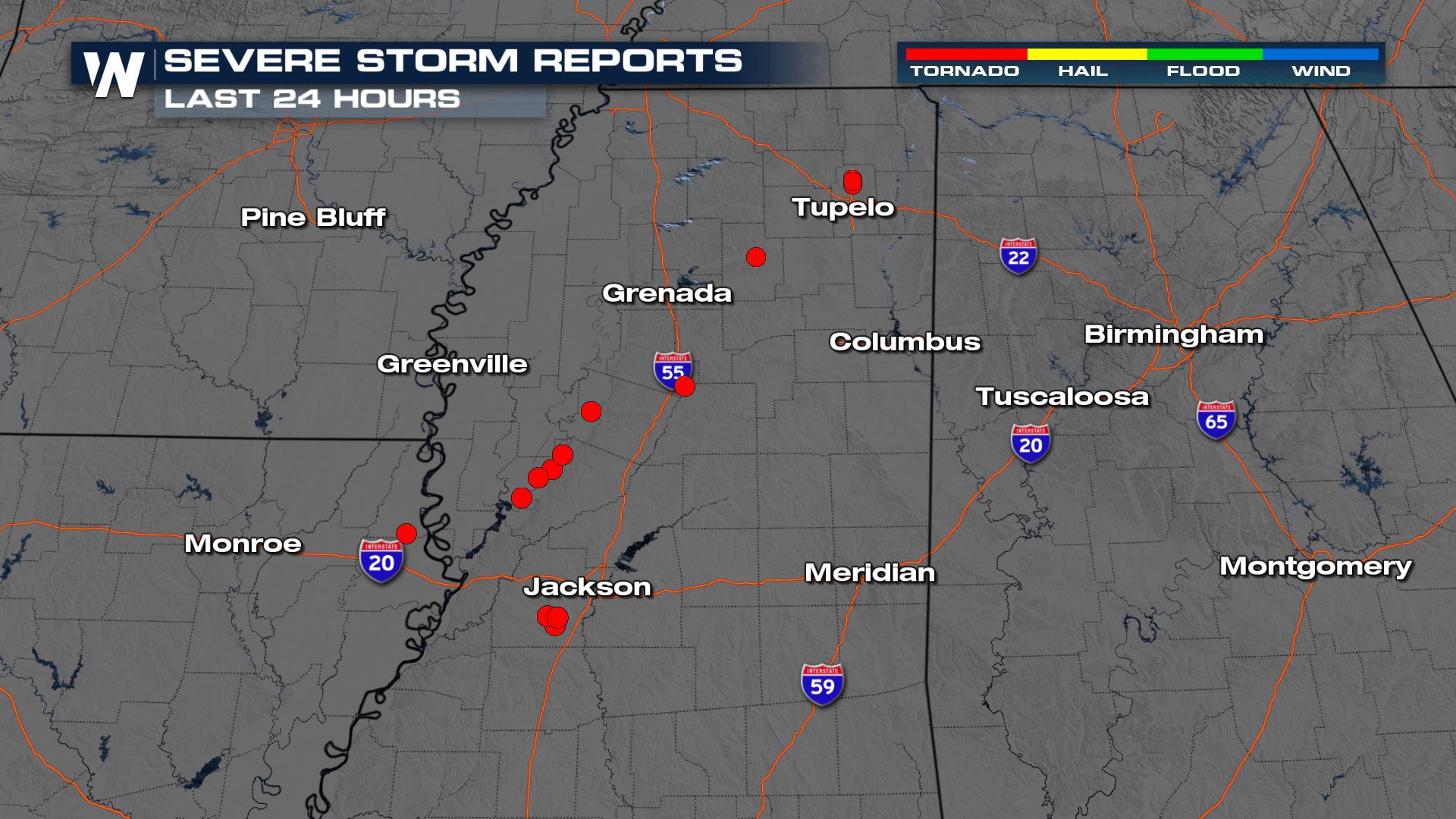 Severe Storms Continue Overnight Sunday - WeatherNation
