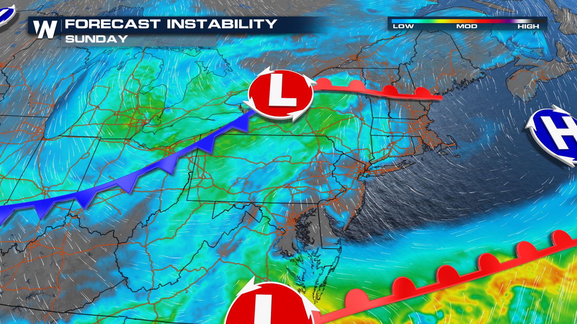 Strong Storms Threaten the Northeast Sunday - WeatherNation
