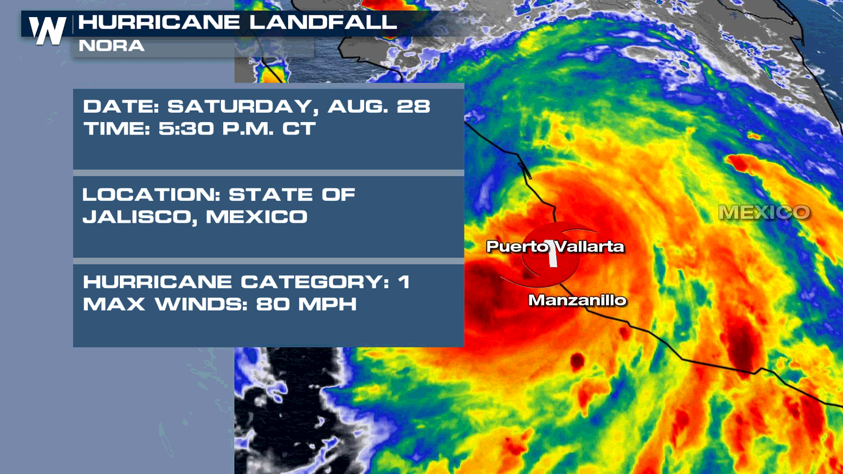 Nora Disappates, Heavy Rain Continues in Mexico - WeatherNation
