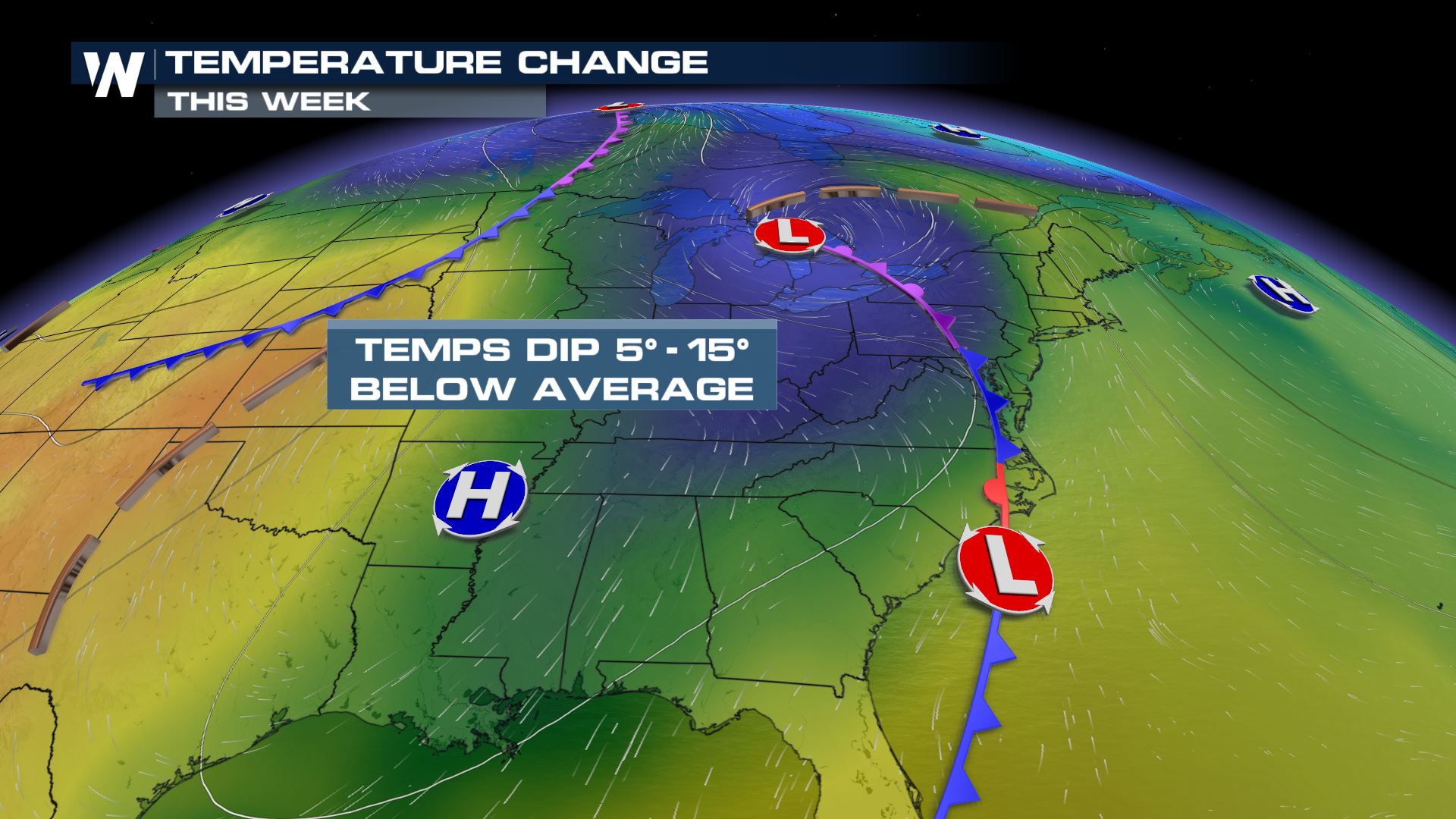 Fall Front Brings Big Temperature Drops - WeatherNation