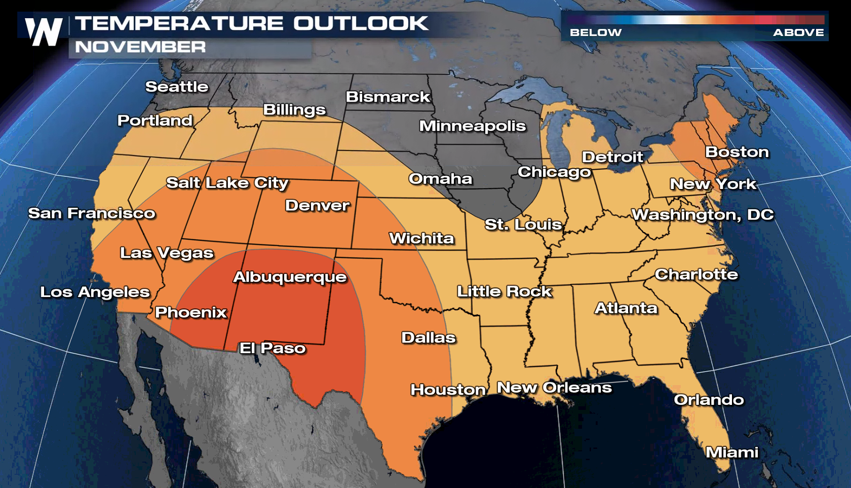 November Outlook Continues a Warm Trend - WeatherNation