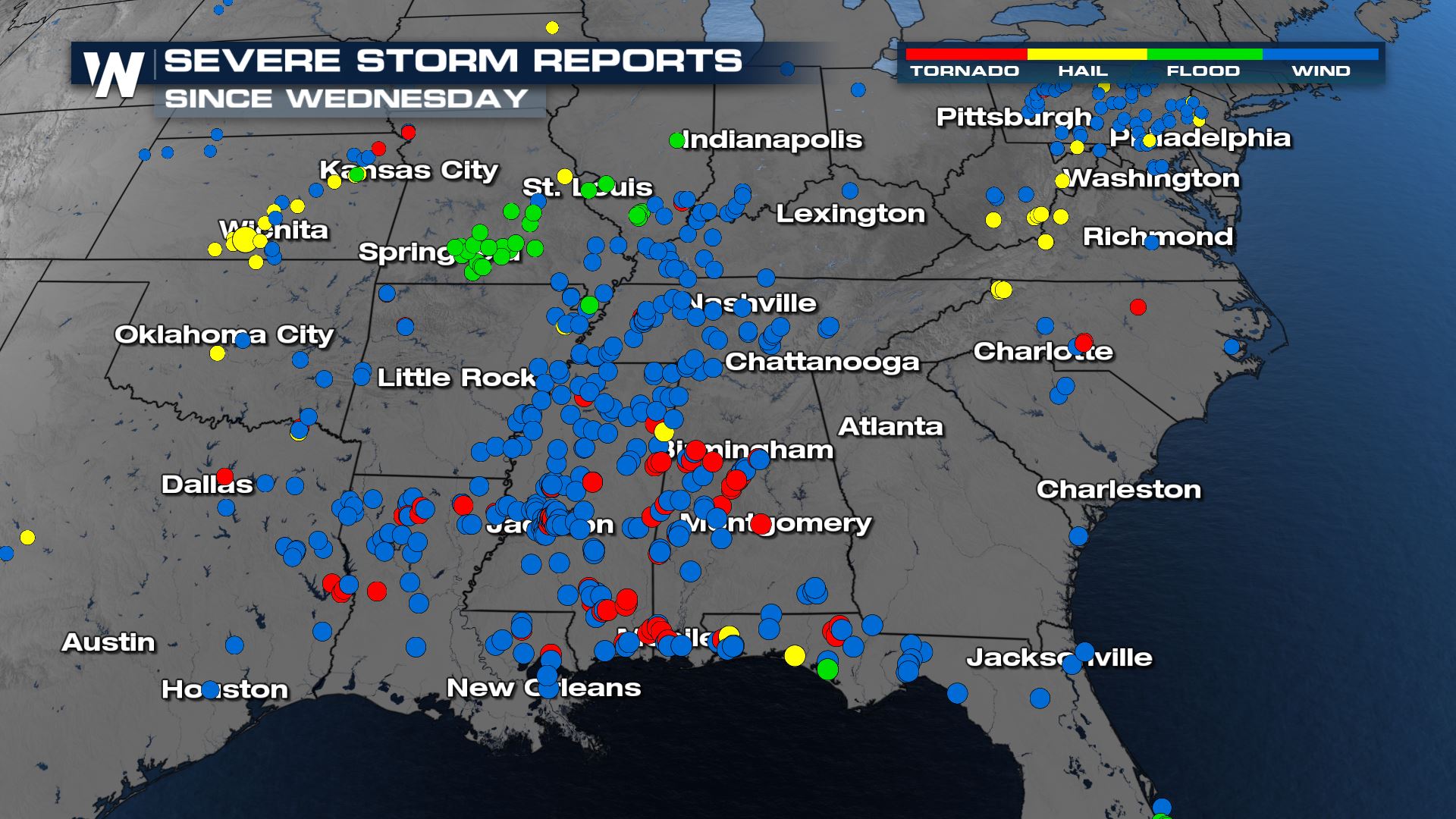 Severe Storms Leave Damage Across the Southeast in the Last Week of ...