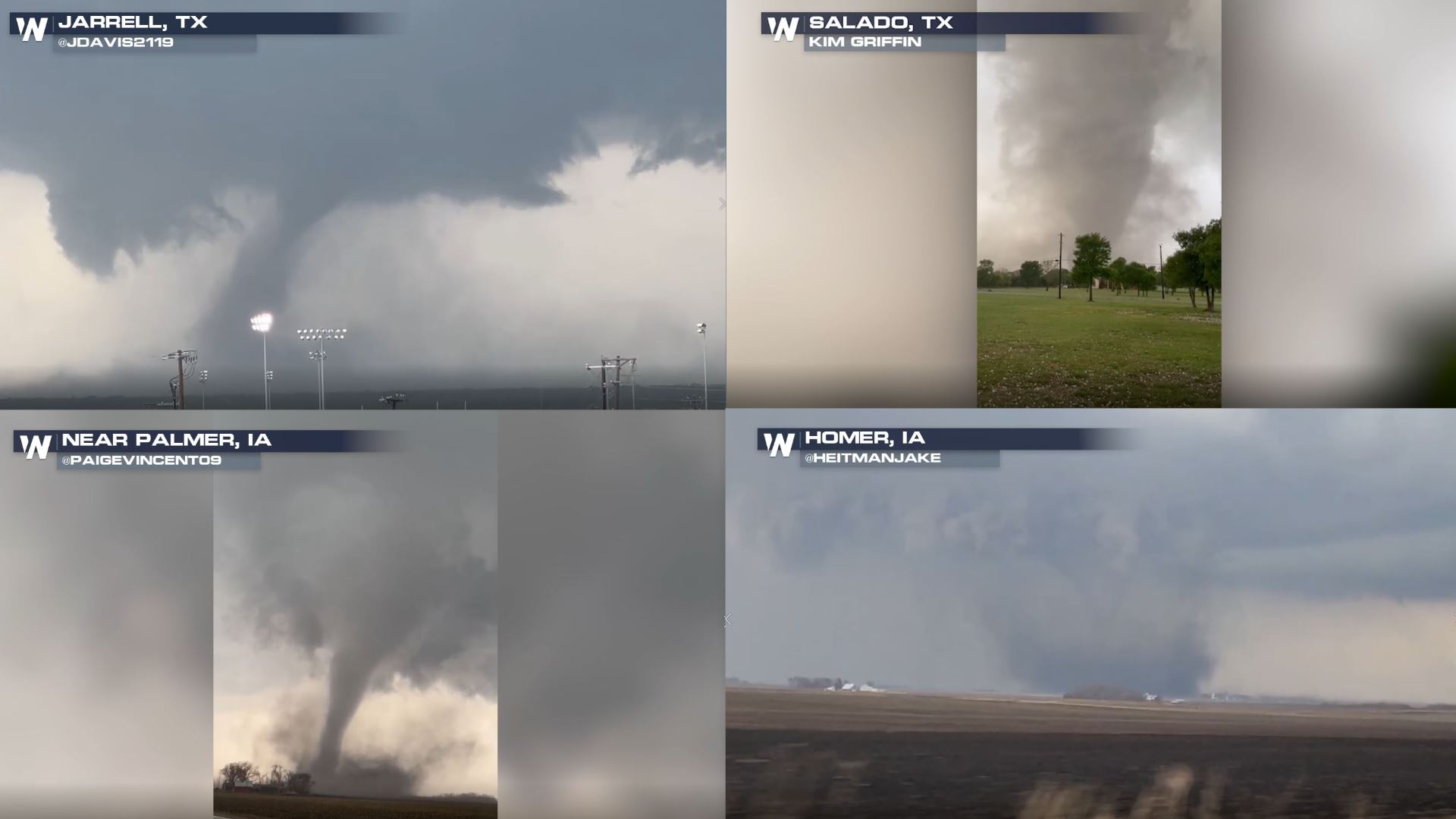Confirmed Dangerous Tornadoes: Recapping Tuesday's Severe Storms - WeatherNation