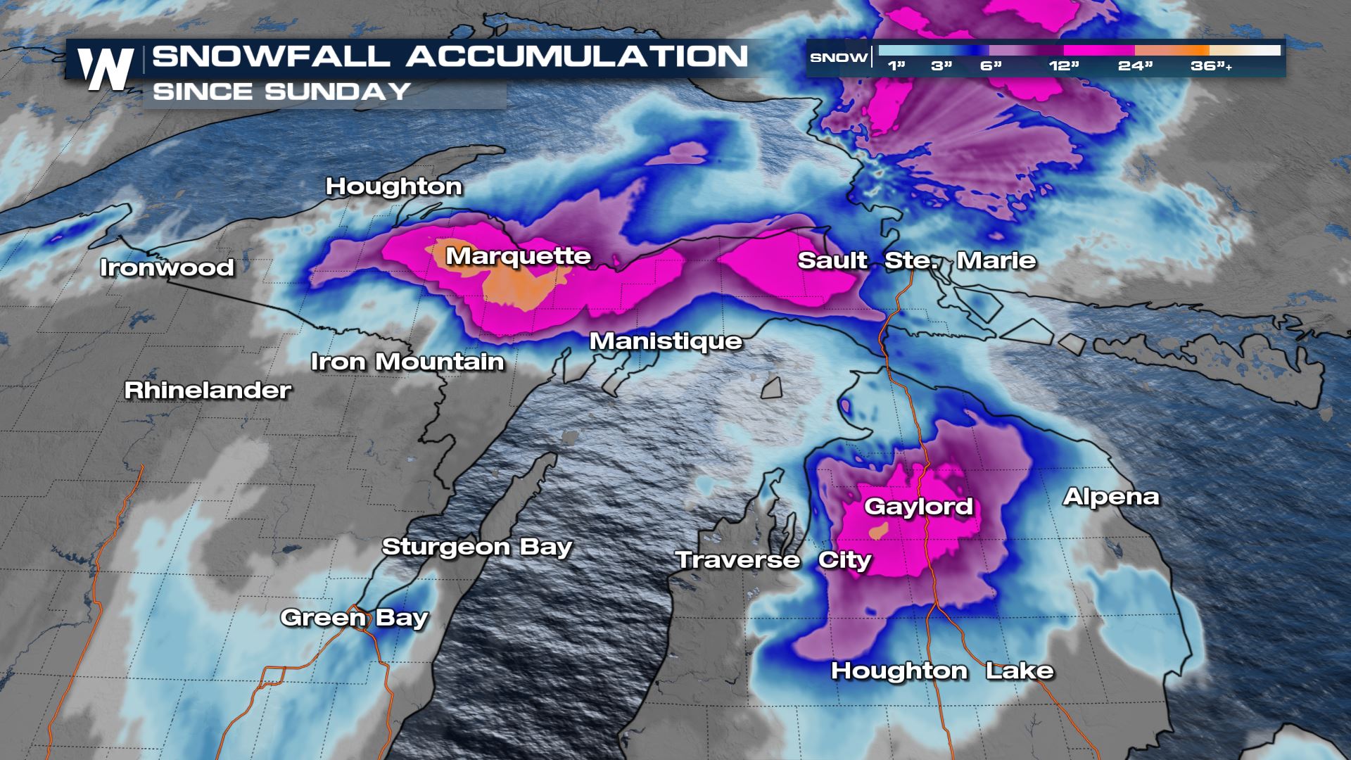Snow Winding Down in the Great Lakes - WeatherNation