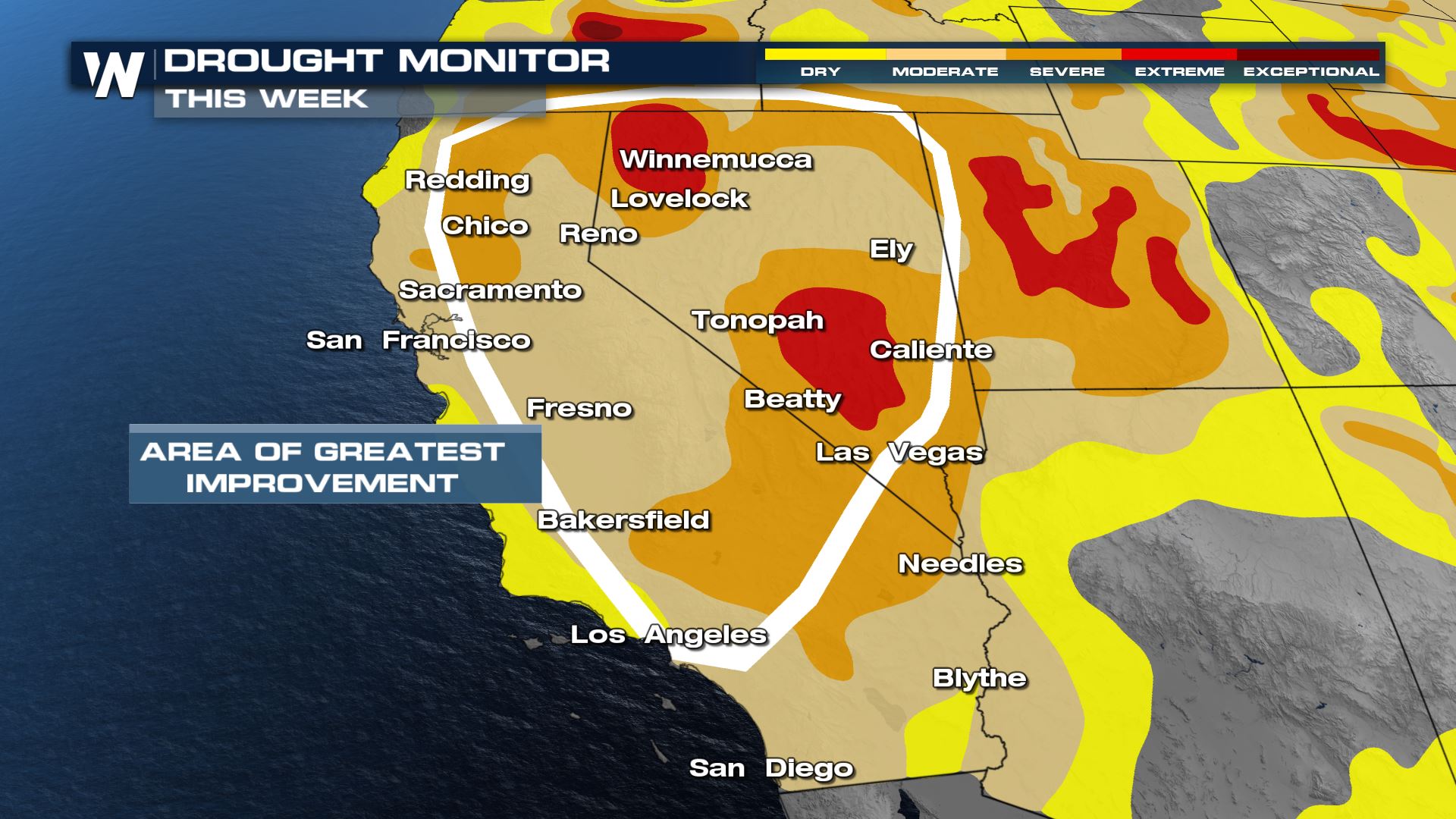 Atmospheric Rivers Eradicate All of California's Extreme Drought ...