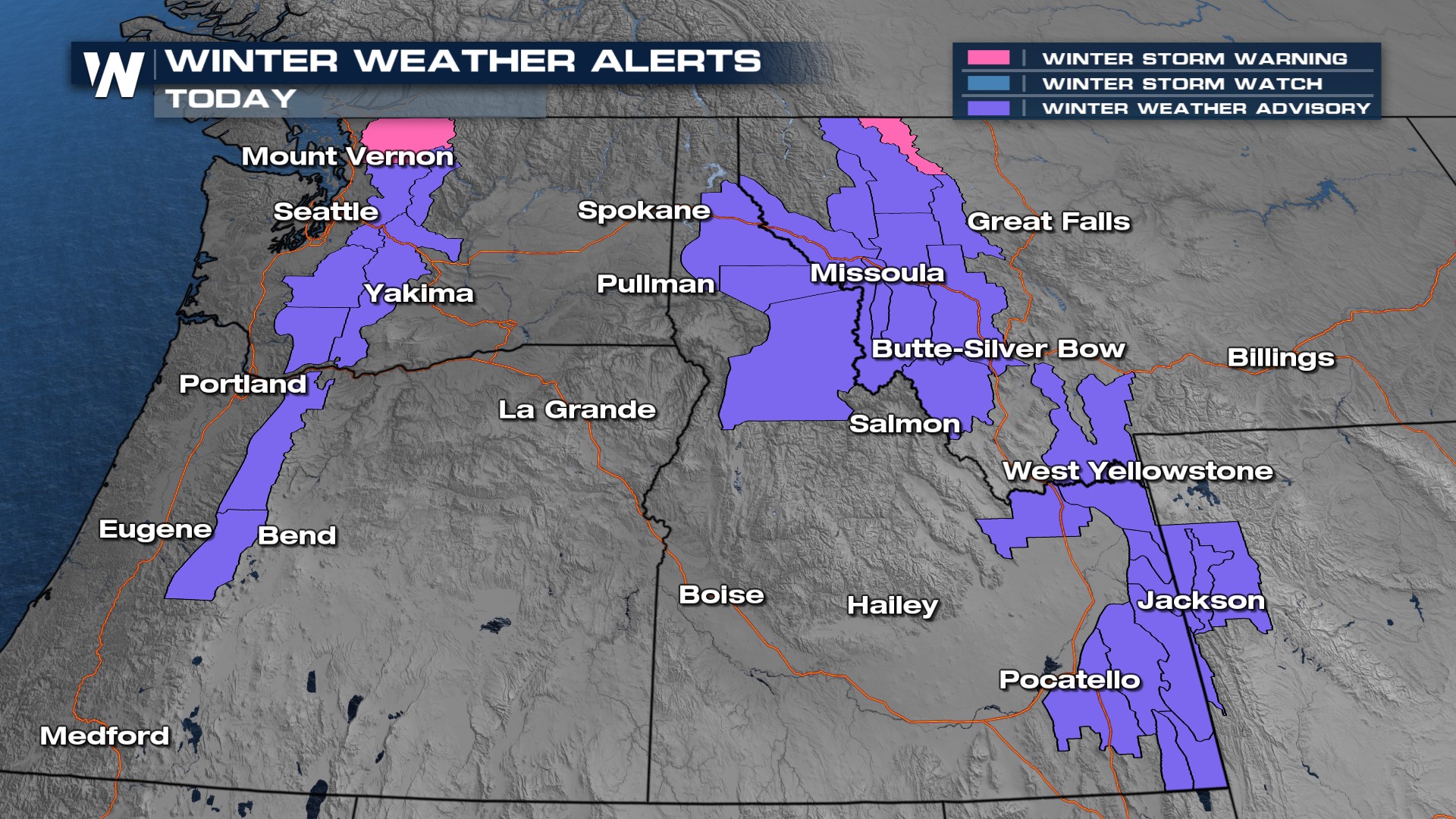 Heavy Snow in the Northwest through Wednesday - WeatherNation